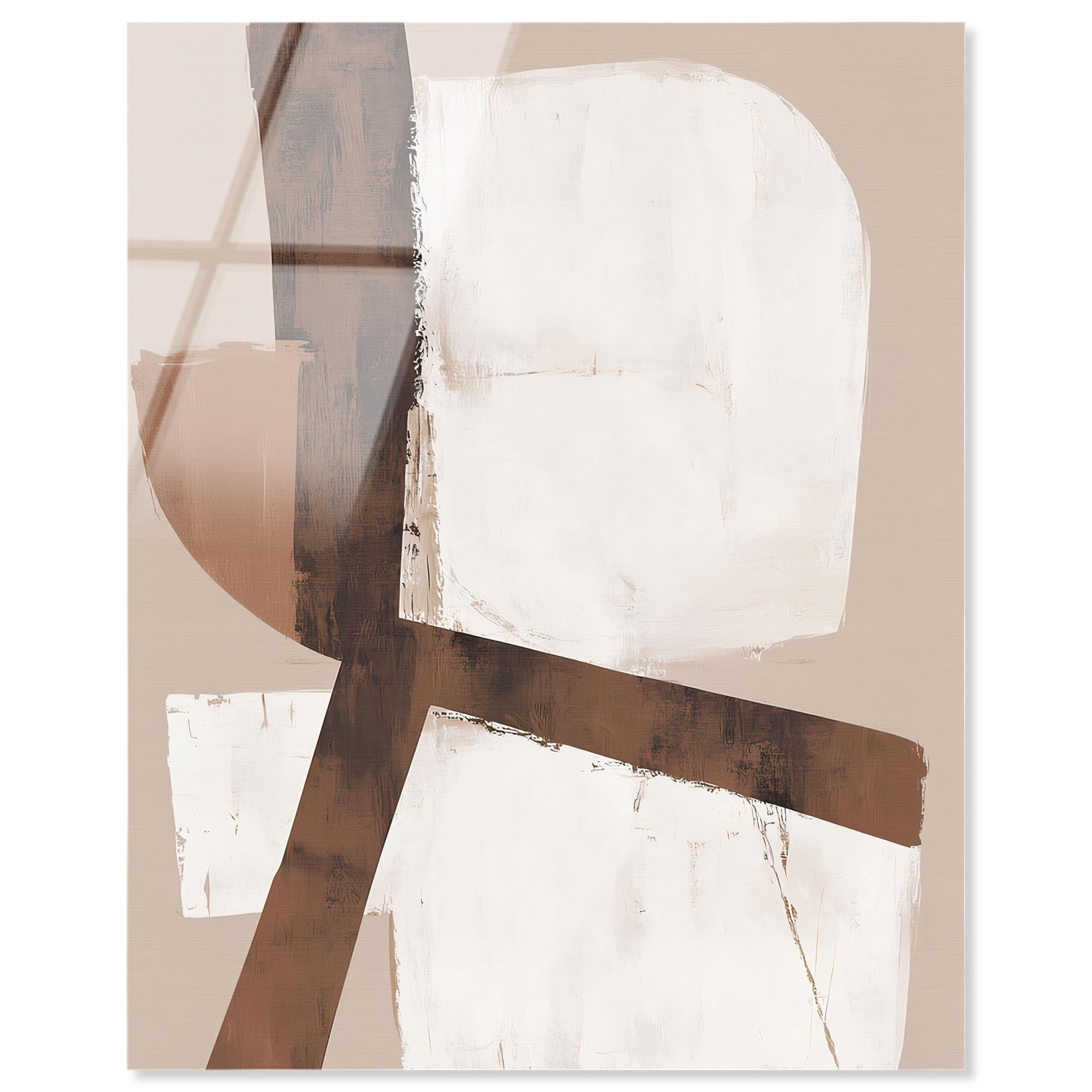 Deconstructed Form II Acrylic Print Brown Wall Decor by Art Remedy ...