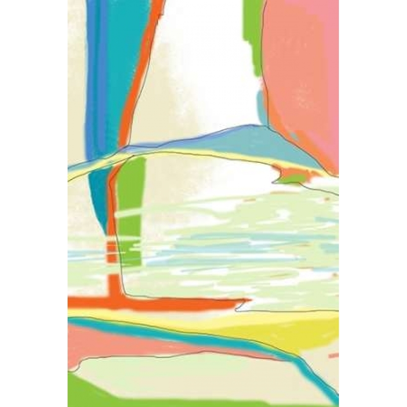 Deconstructed Landscape 3 Poster Print by Jan Weiss (12 x 18) - Walmart.com