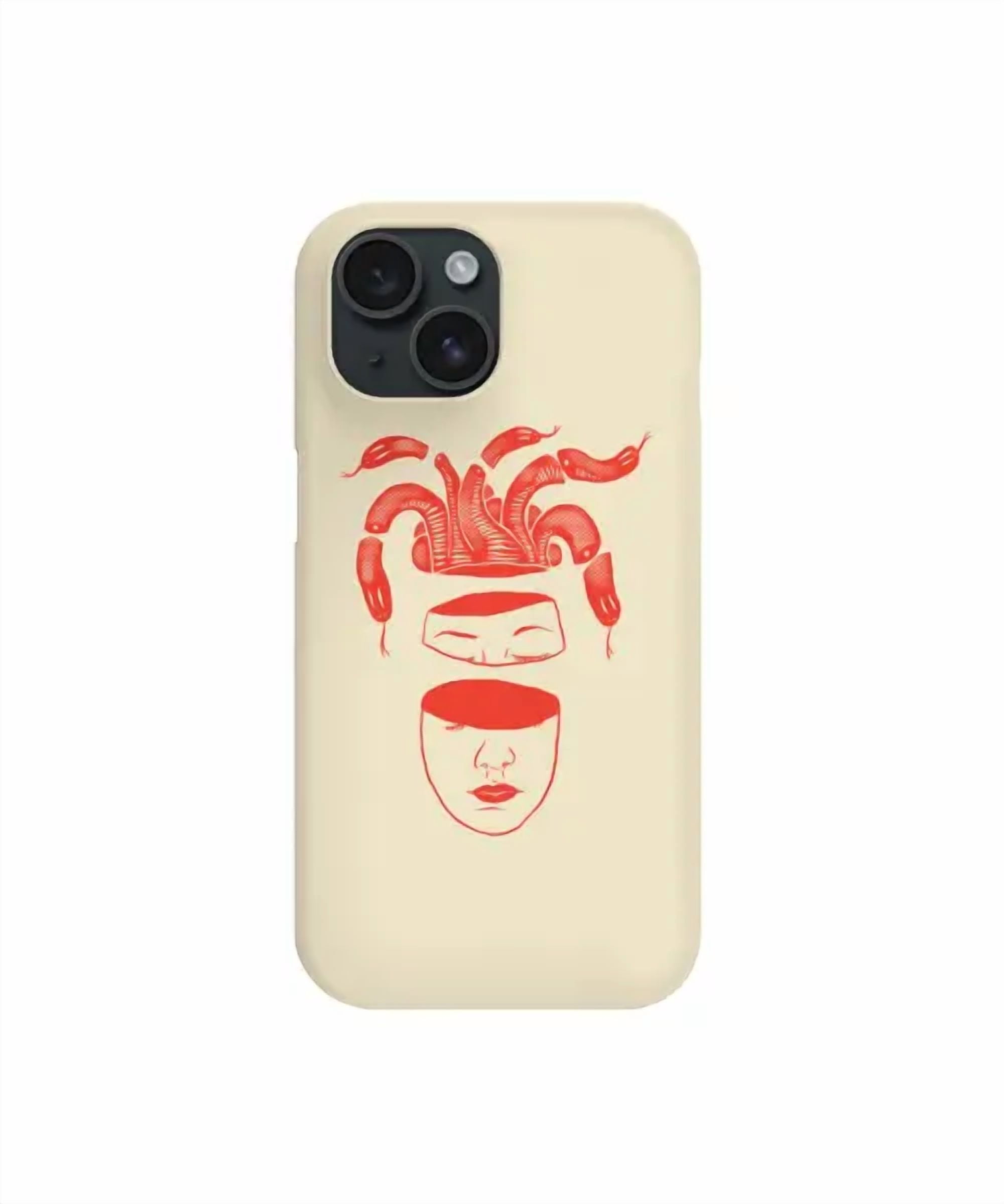 Deconstructing Medusa Greek Myth Art Phone Case for iPhone 16 15 14 13 ...