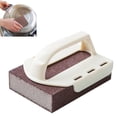 Decontamination Cleaning Brush, Removable Emery Sponge with Handle ...