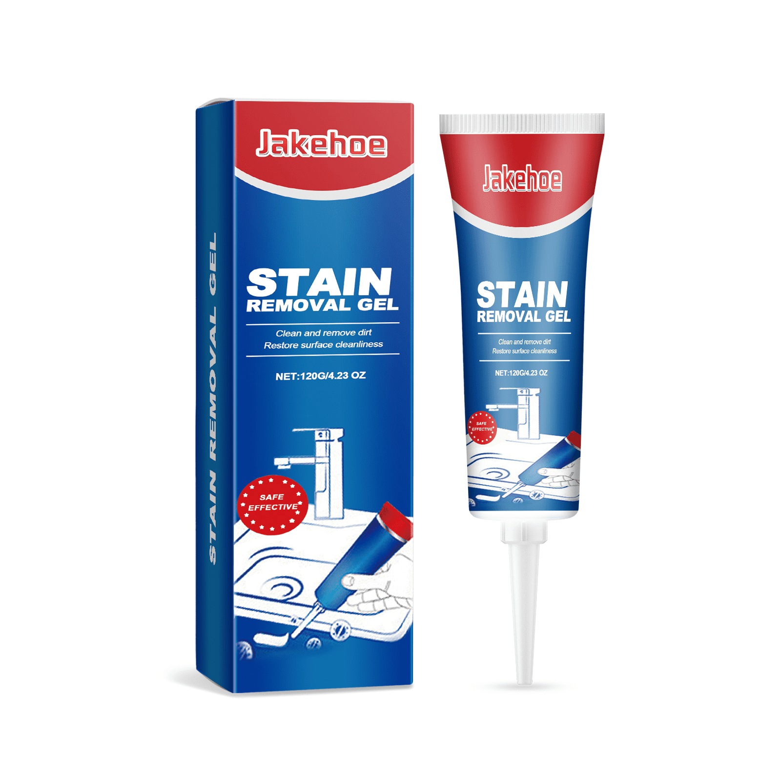 Decontamination gel degreasing stain removal washing machine kitchen ...