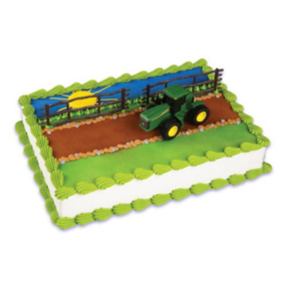 Decopac Birthday Cake Topper - John Deere - Farm Tractor Cake Topper - Walmart.com