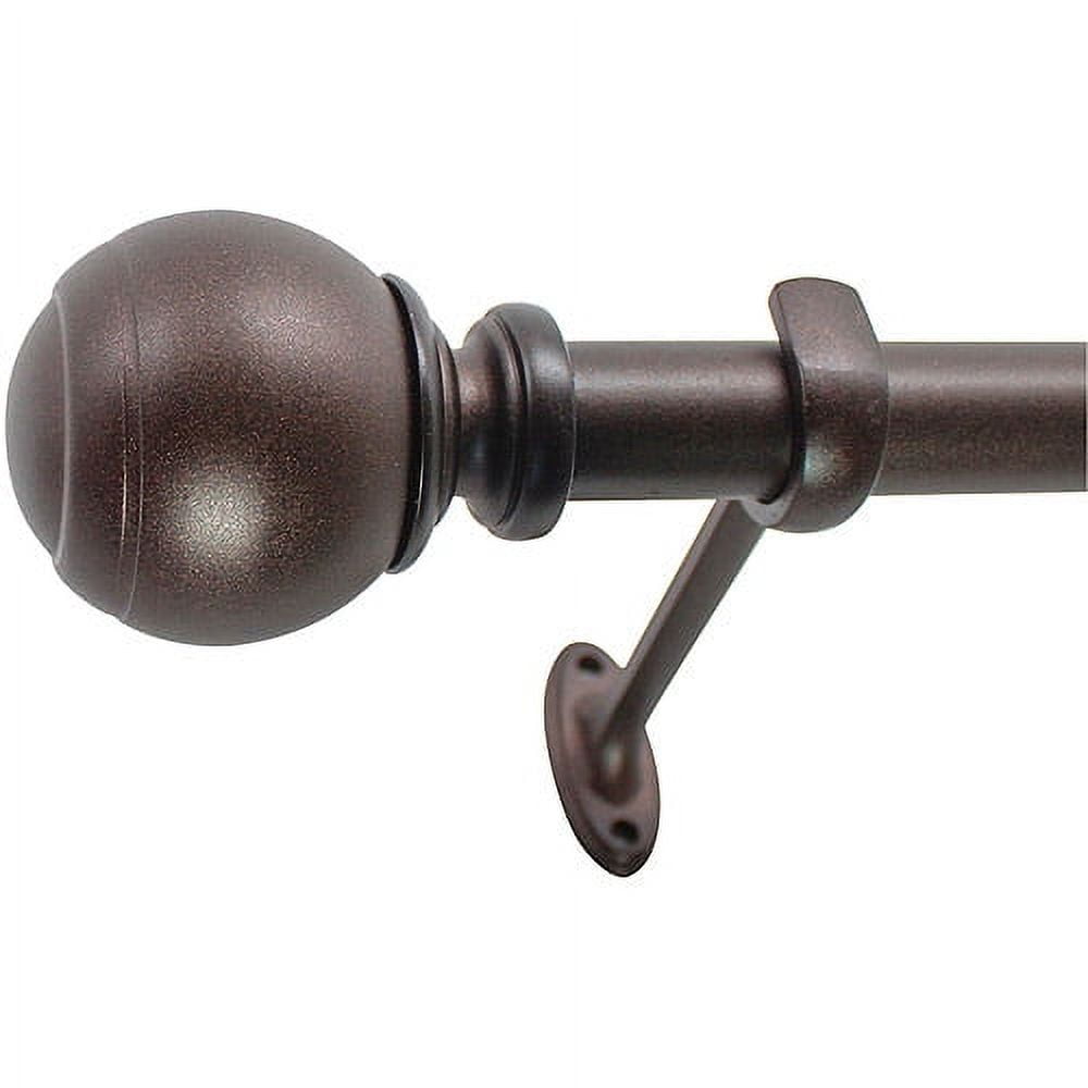 Free Shipping! Generic Decopolitan Ball Curtain Rod Set 7/8 Functional ...
