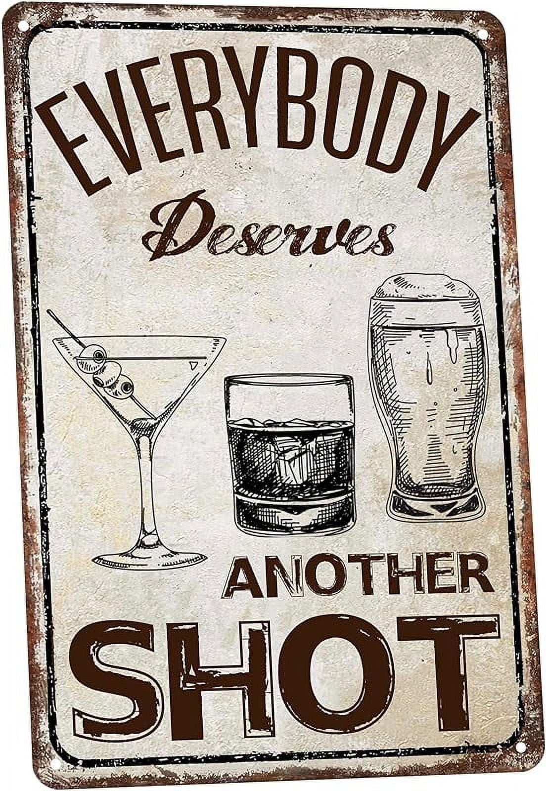 Decor 12'' x 8'' Funny Vintage Tin Signs Retro Metal Signs For Home ...