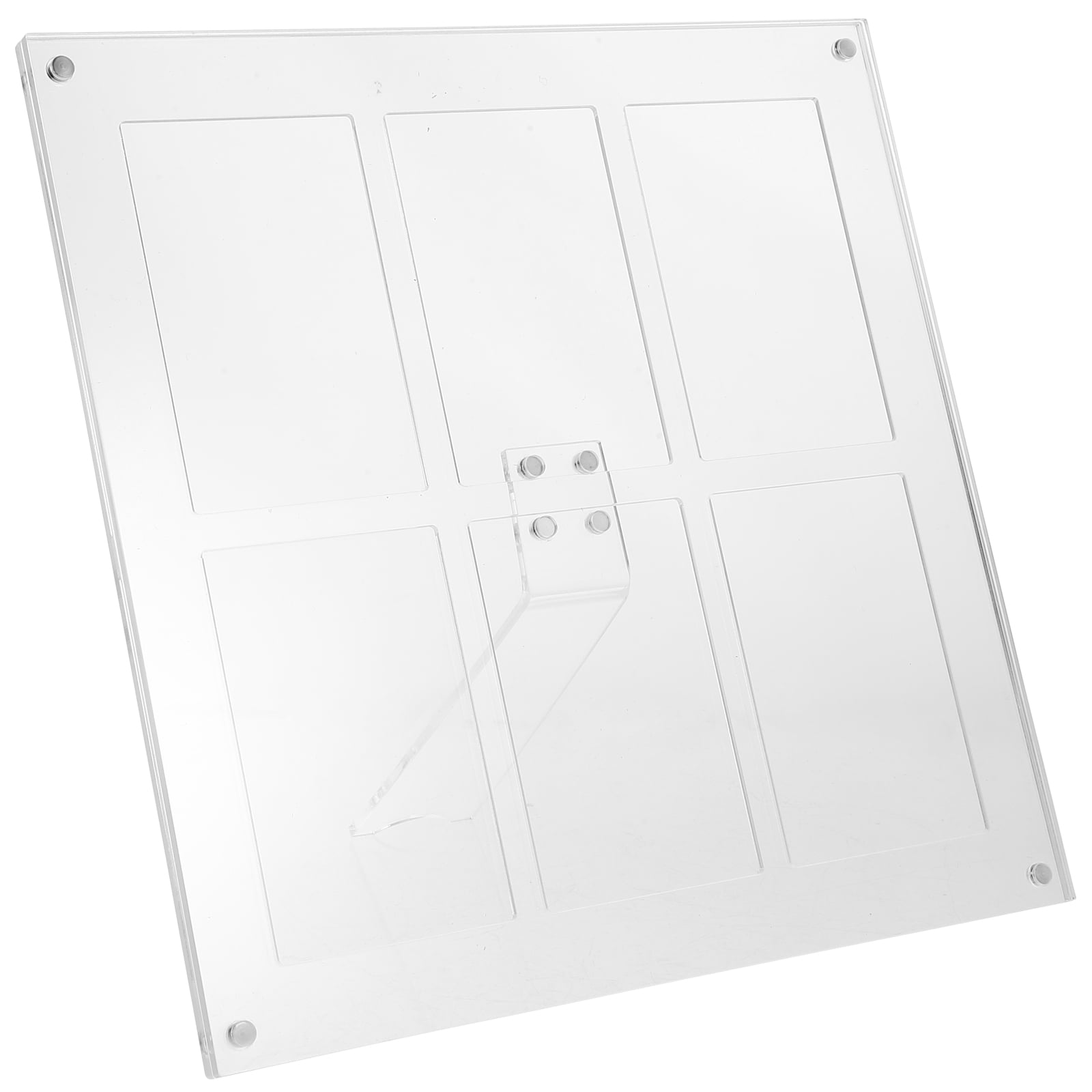 Decor Acrylic Picture Frame 6-grid Picture Frame Christmas Favors Desk ...