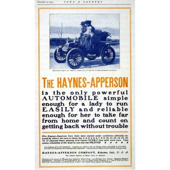 Decor Automobile Poster Ad. Fine Graphic Design. The Haynes Home Wall ...