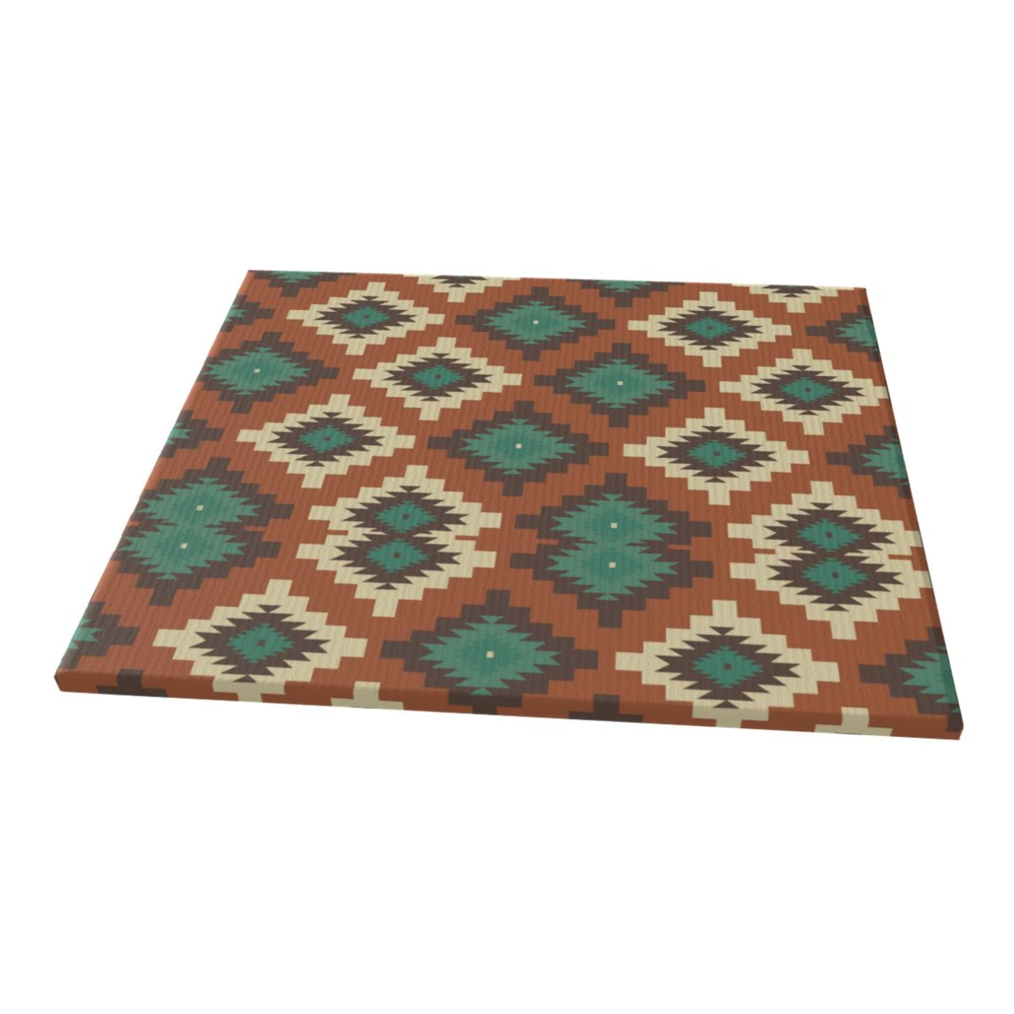 Decor Aztec Pattern Wall Decor Bathroom Canvas Painting Modern ...