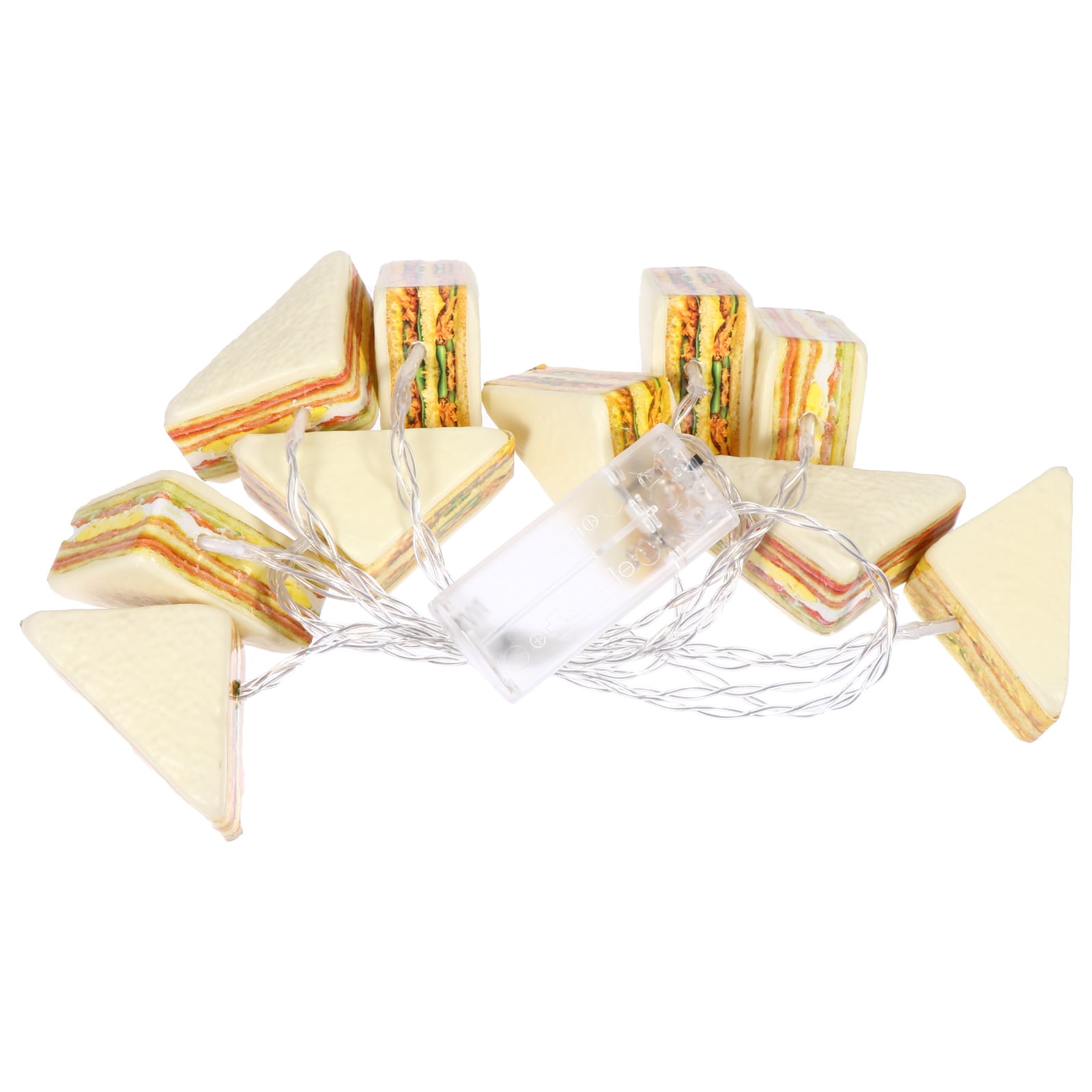 Decor Battery Powered Party LED Light Decoration Sandwich Lamp String ...