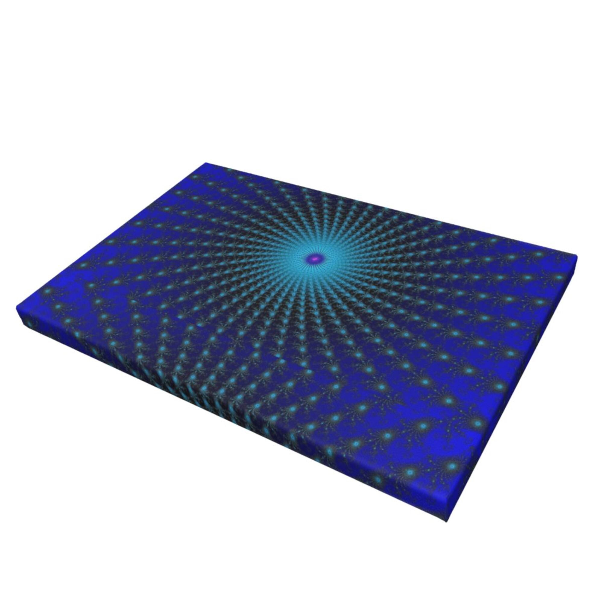 Decor Blue-Vortex- Wall Decor Bathroom Canvas Painting Modern ...