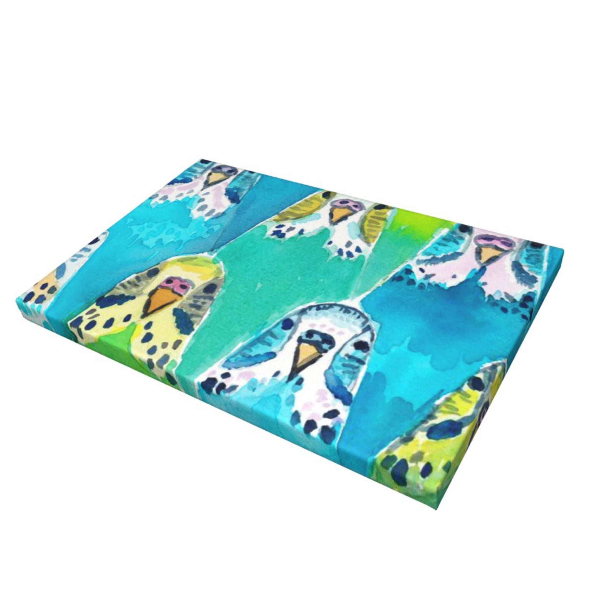 Decor Budgies Art Print By Barbarian Wall Decor Bathroom Canvas ...