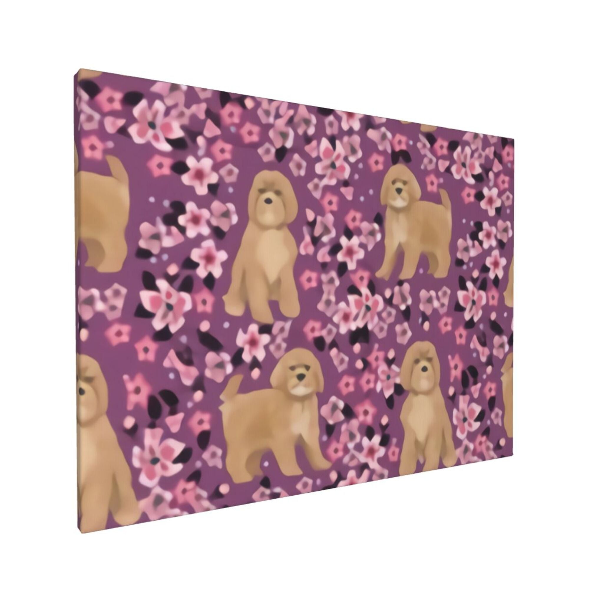 Decor Cavoodle Cherry Blossom Spring Wall Decor Bathroom Canvas ...