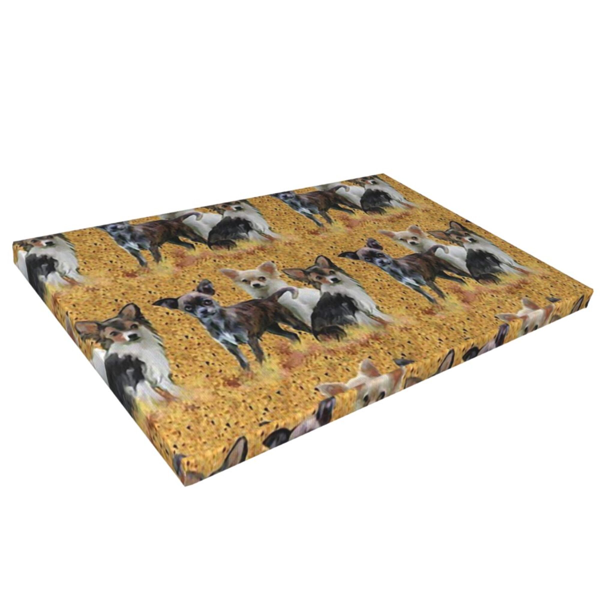 Decor Chihuahua Grouping Wall Decor Bathroom Canvas Painting Modern ...