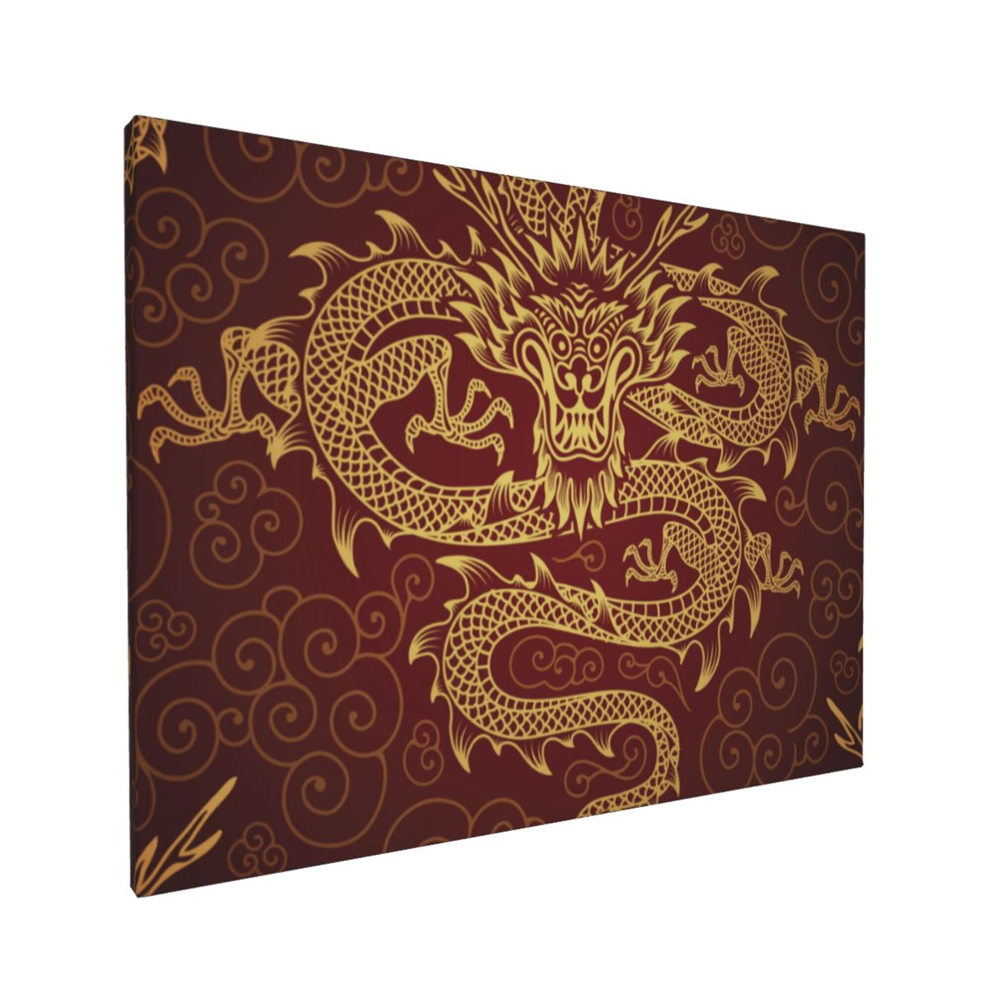 Decor Chinese Dragon Wall Decor Bathroom Canvas Painting Modern ...