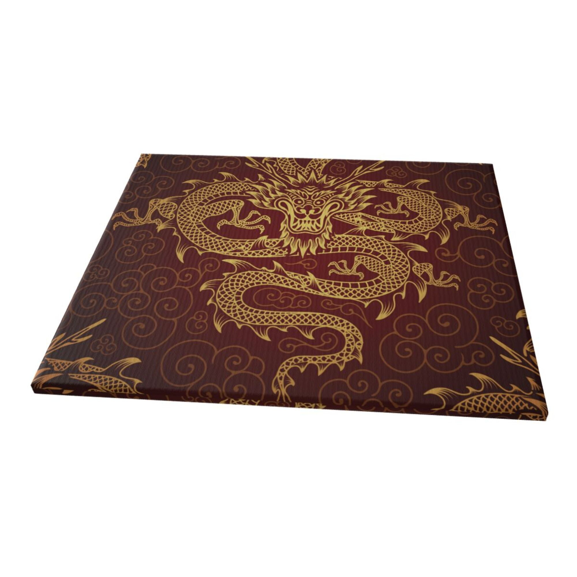 Decor Chinese Dragon Wall Decor Bathroom Canvas Painting Modern ...