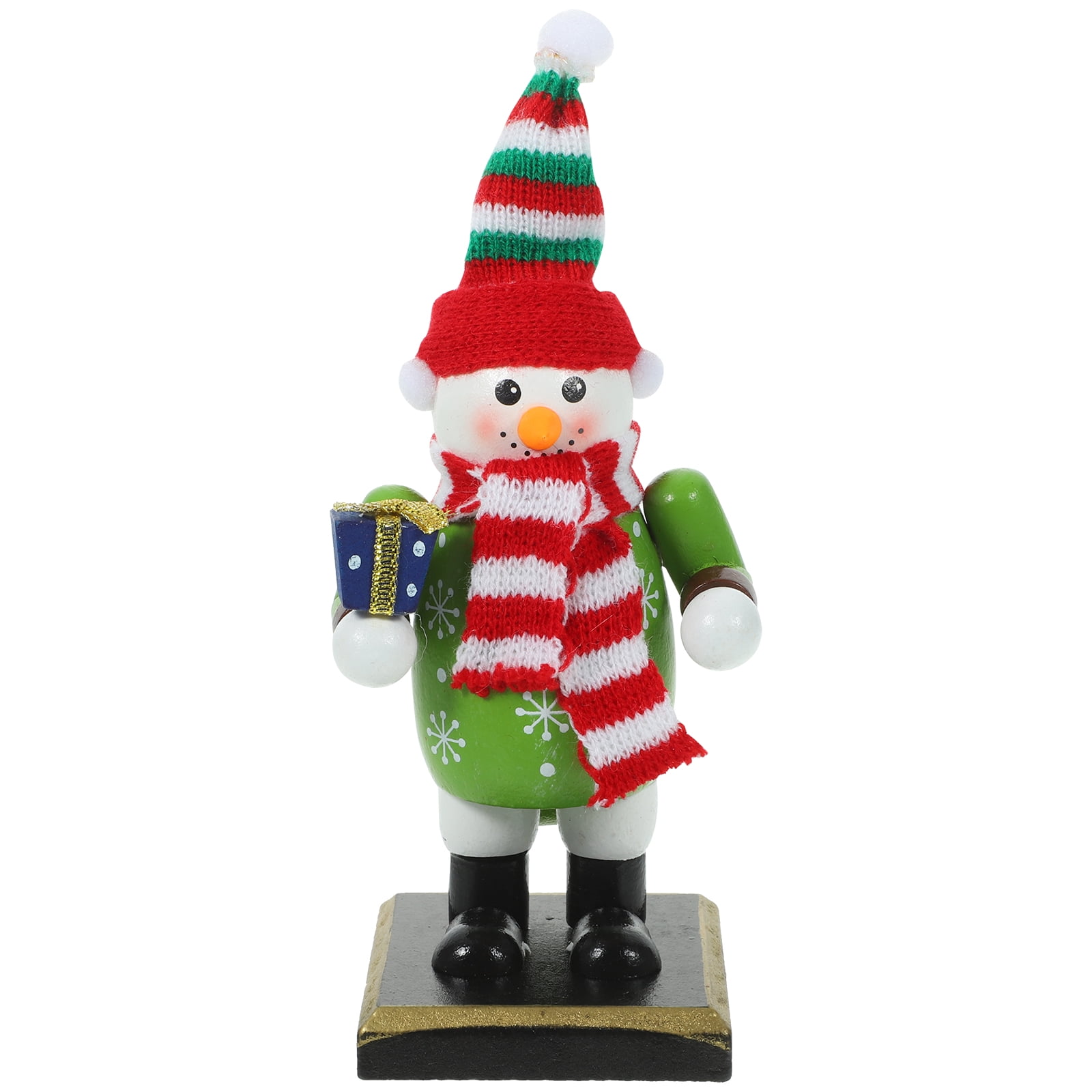 Decor Christmas Sto Kawii Cute Wood Snowman Nutcracker Nutcrackers ...