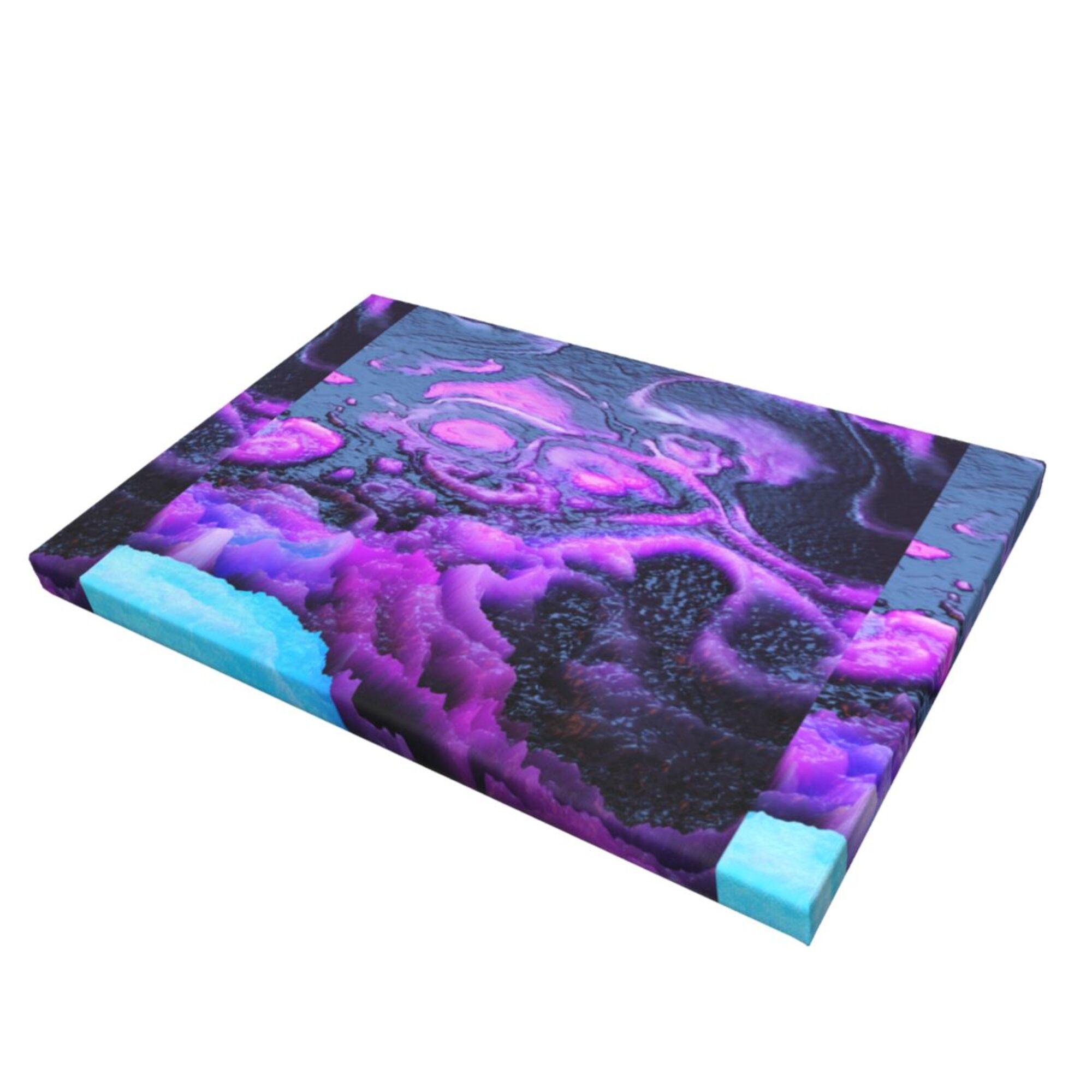 Decor Colorful Abstract Lava Background Wall Decor Bathroom Canvas ...