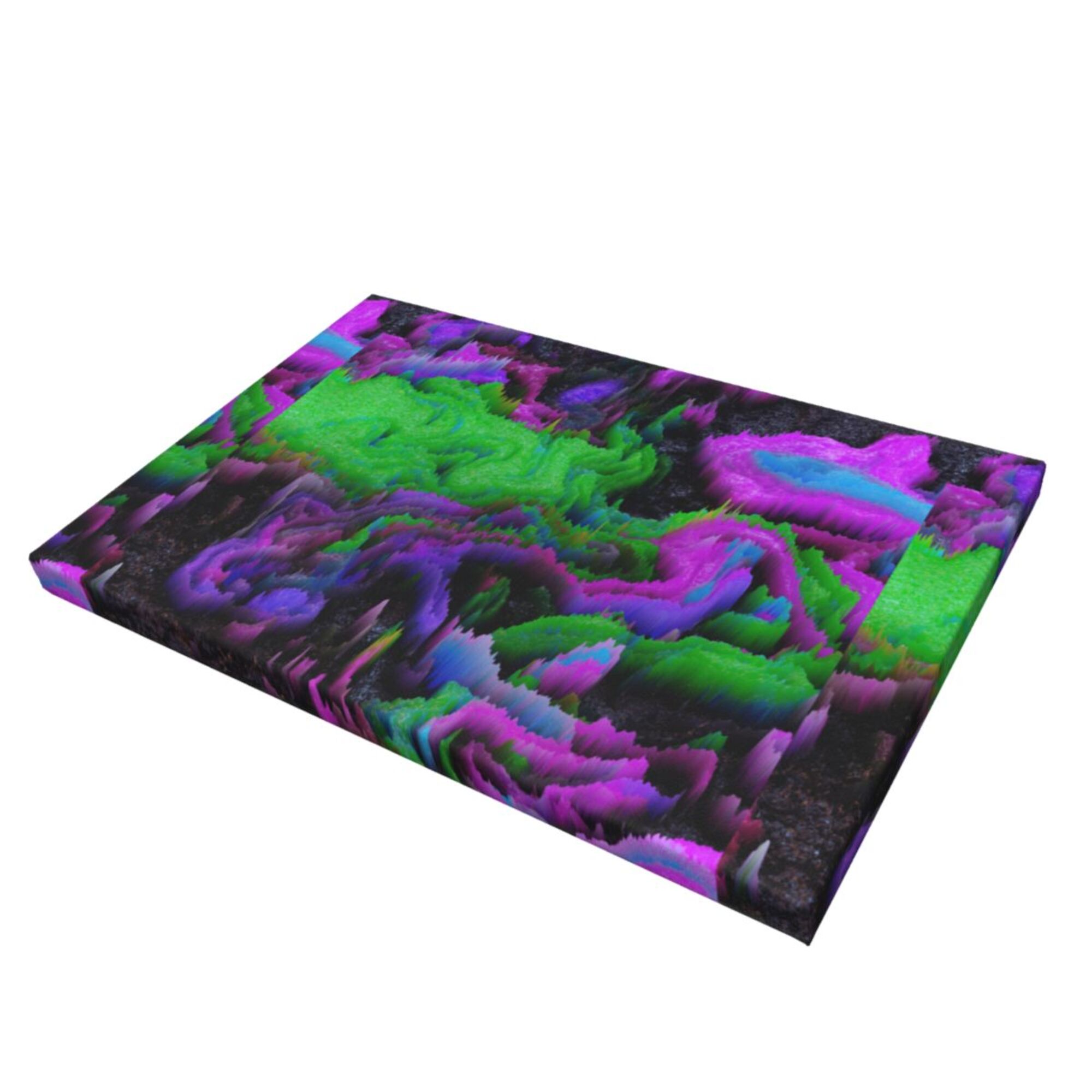 Decor Colorful Abstract Lava Background Wall Decor Bathroom Canvas ...