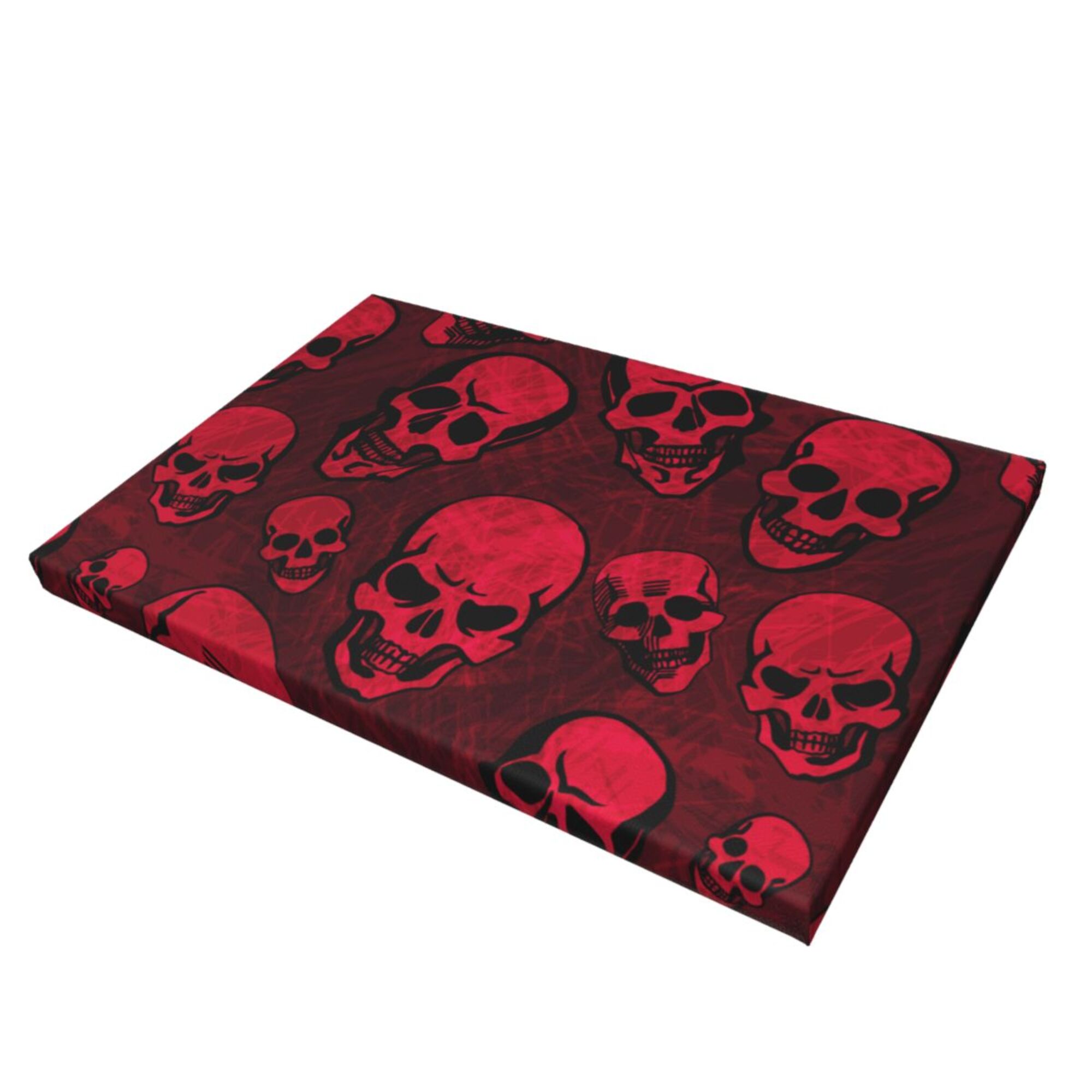Decor Cool Red Blood Skull Wall Decor Bathroom Canvas Painting Modern ...