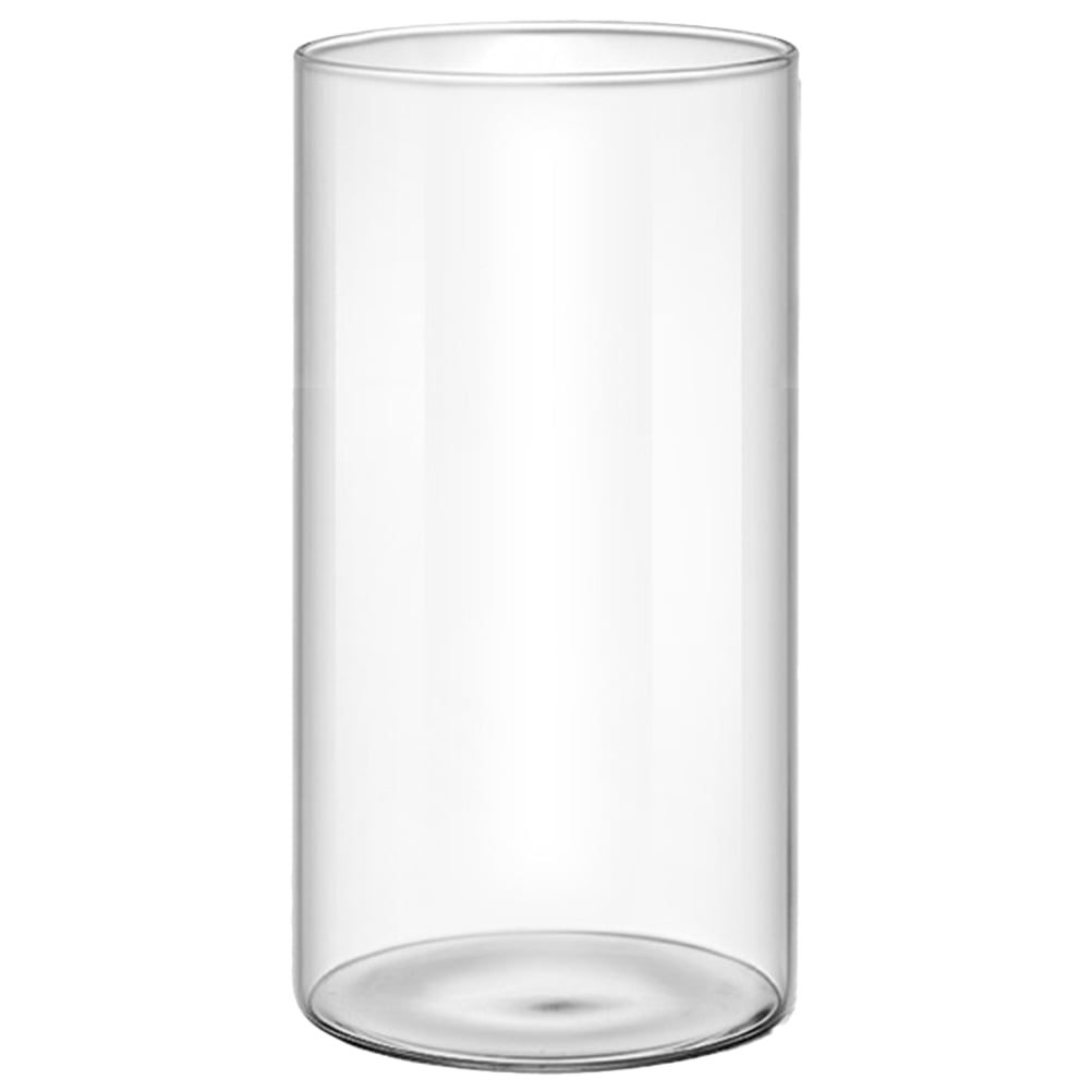 LANG 9.84" Transparent Glass Cylinder Vase for Flowers or Candles ...