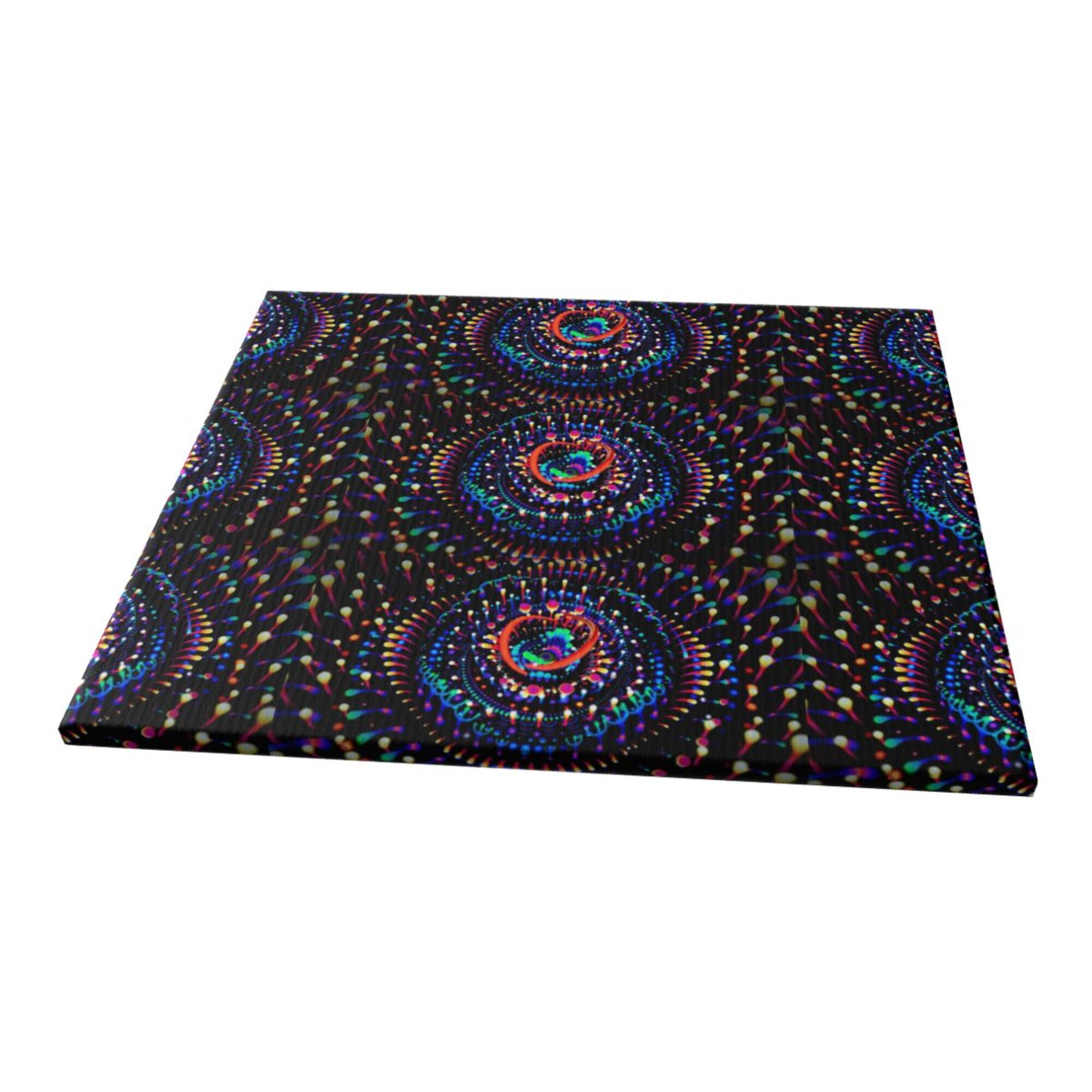 Decor Dark Royal Blue Velvet Wallpaper Wall Decor Bathroom Canvas ...