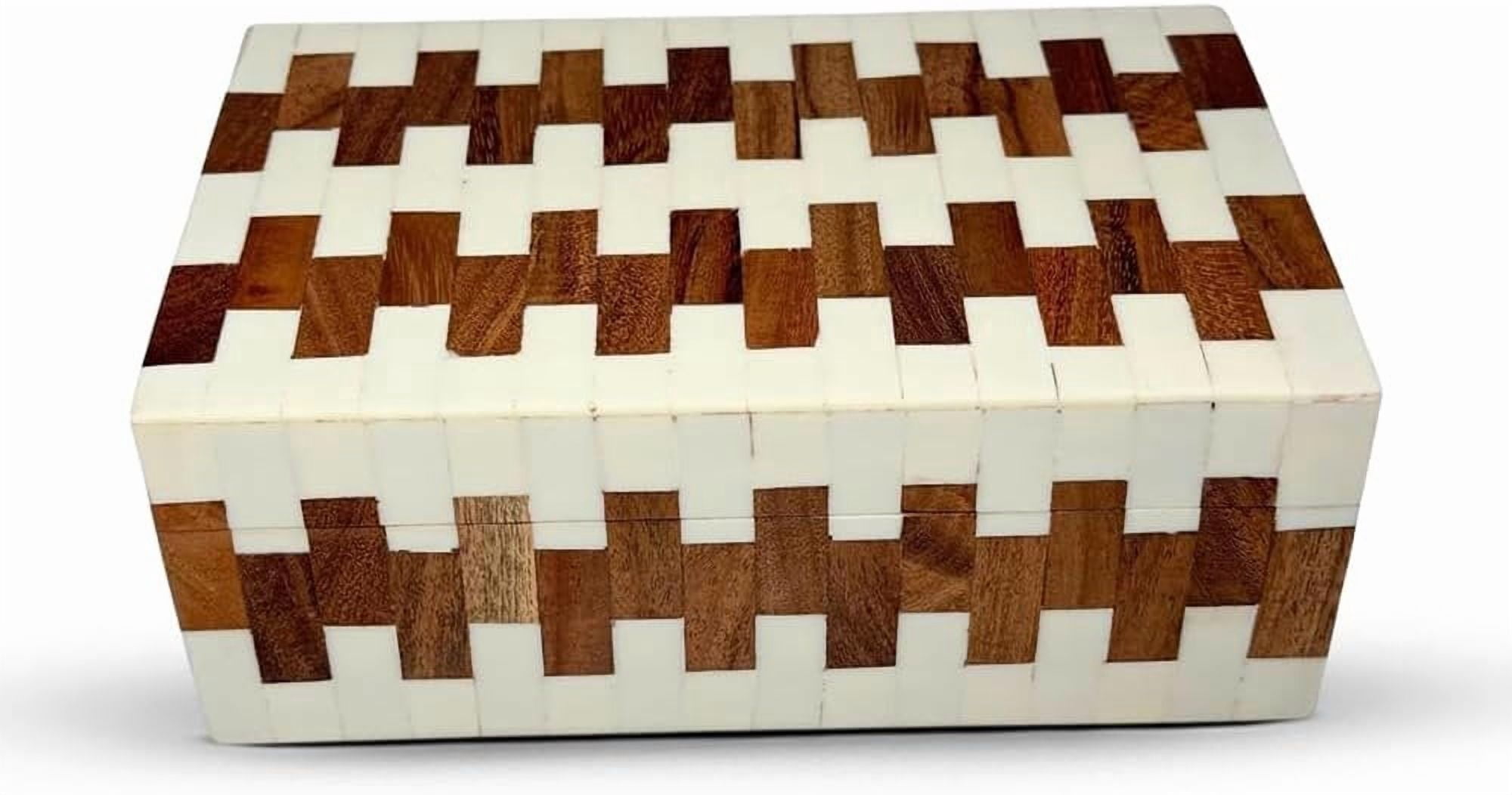 Decor Decorative Storage Wooden Box Small Wooden Organizer Tool Stash ...