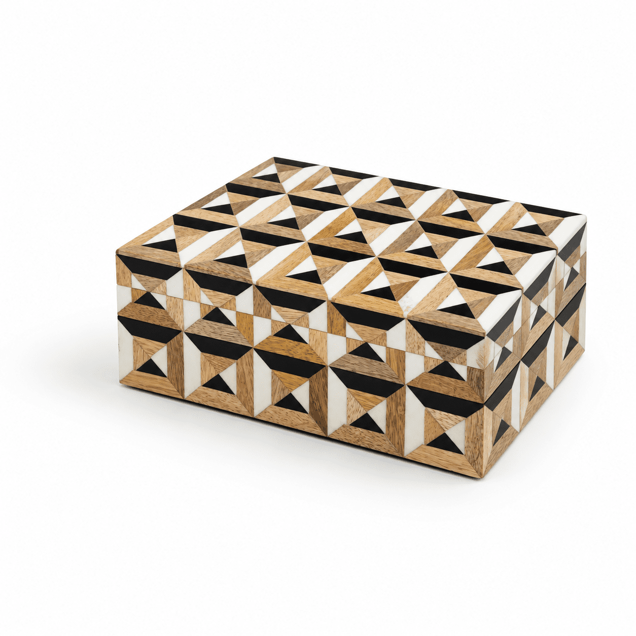 Decor Decorative Storwooden Box Small Era Organizer Tool Stash Card ...
