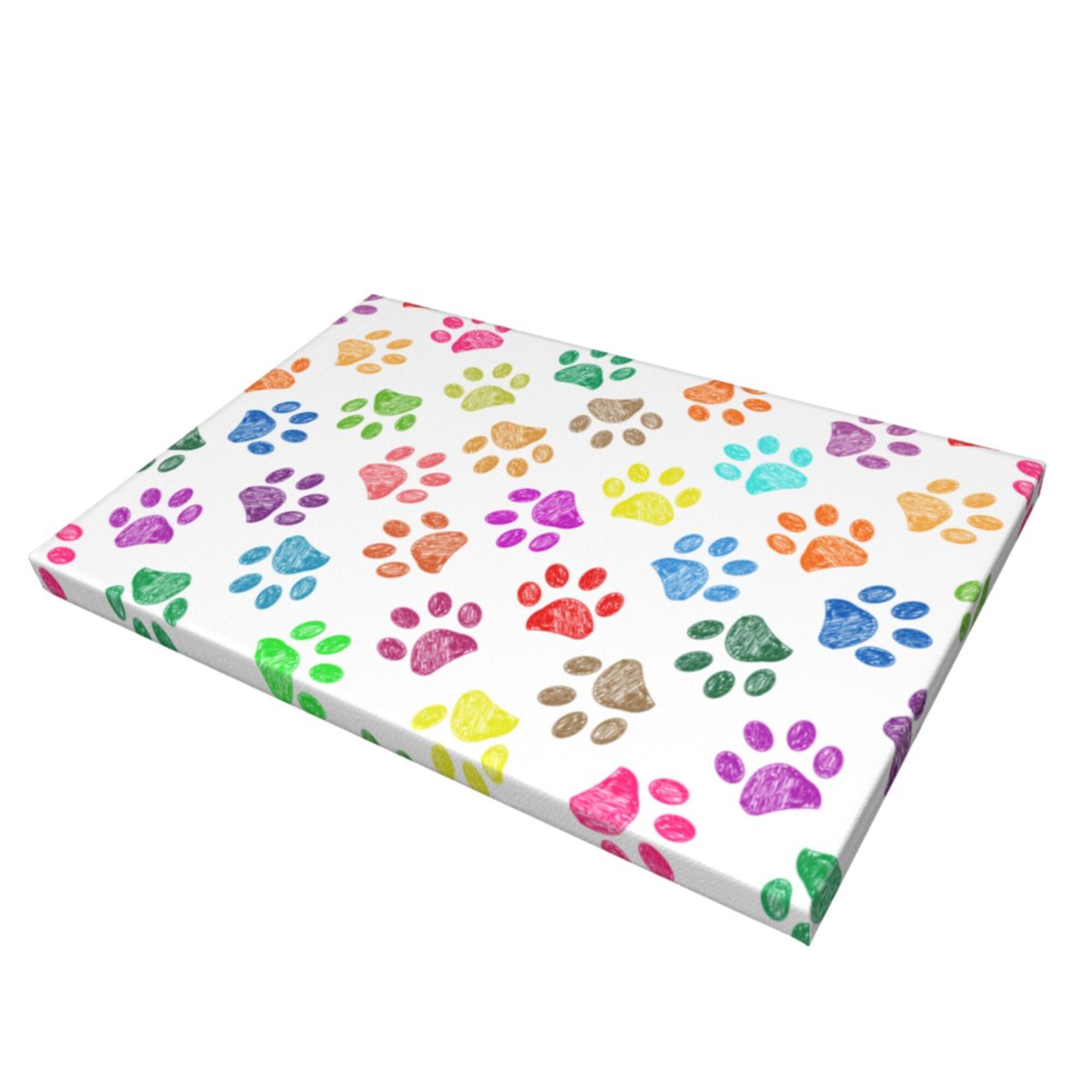 Decor Dog Paw Wall Decor Bathroom Canvas Painting Modern Decorations ...