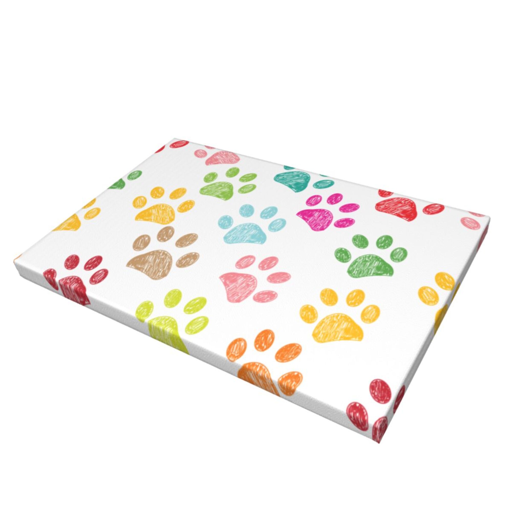 Decor Dog Paw Wall Decor Bathroom Canvas Painting Modern Decorations ...