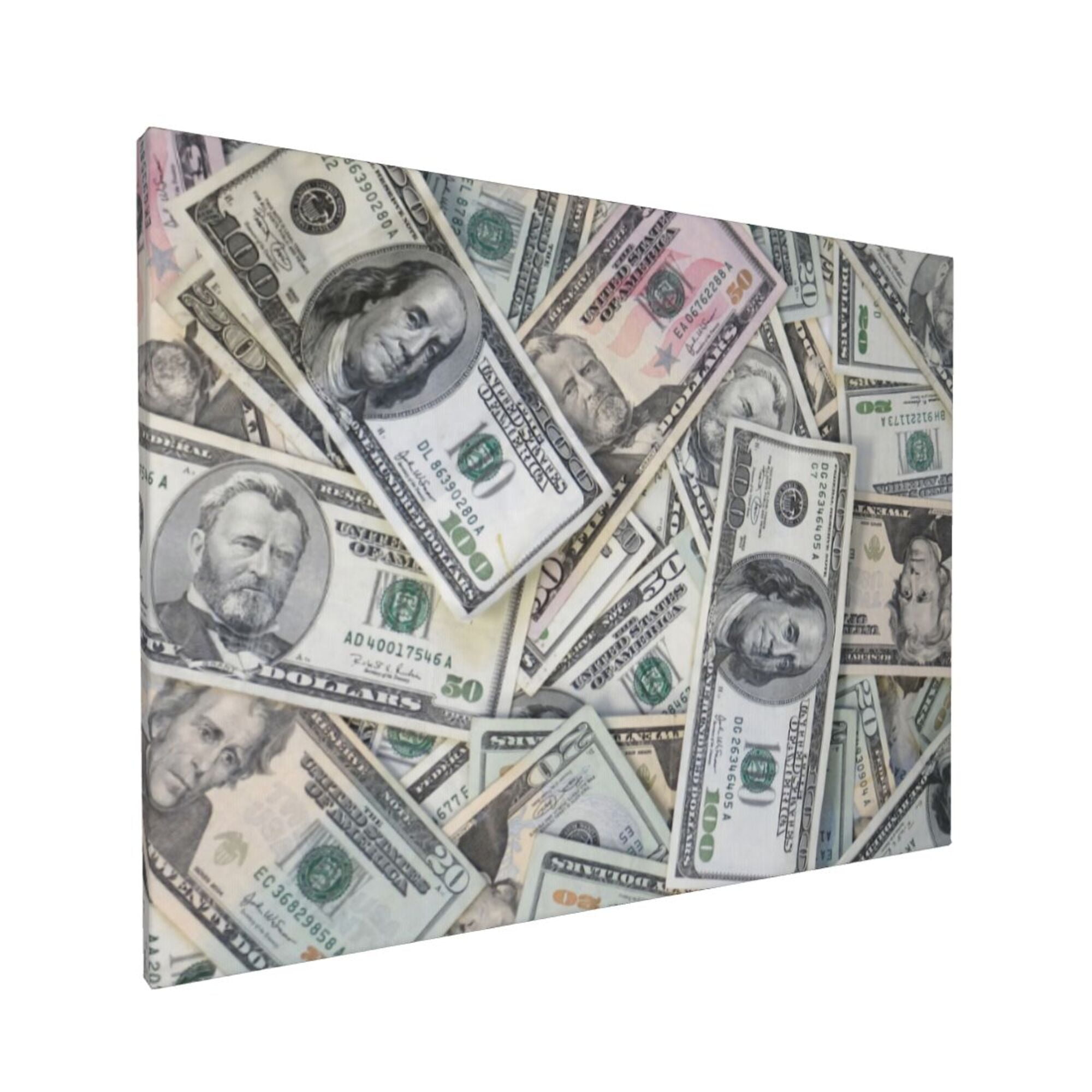 Decor Dollars-Money Wall Decor Bathroom Canvas Painting Modern ...