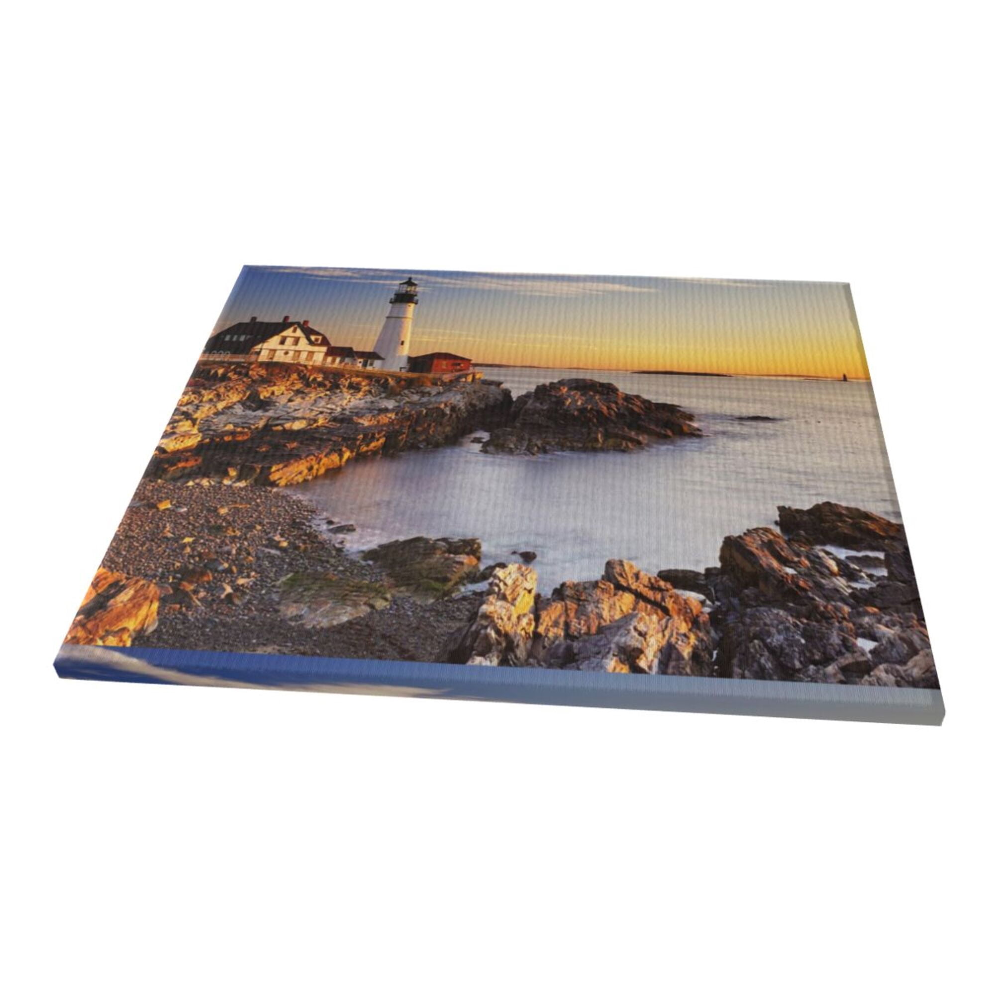 Decor Elizabeth Maine River Portland Lighthouse Sunrise Wall Decor ...