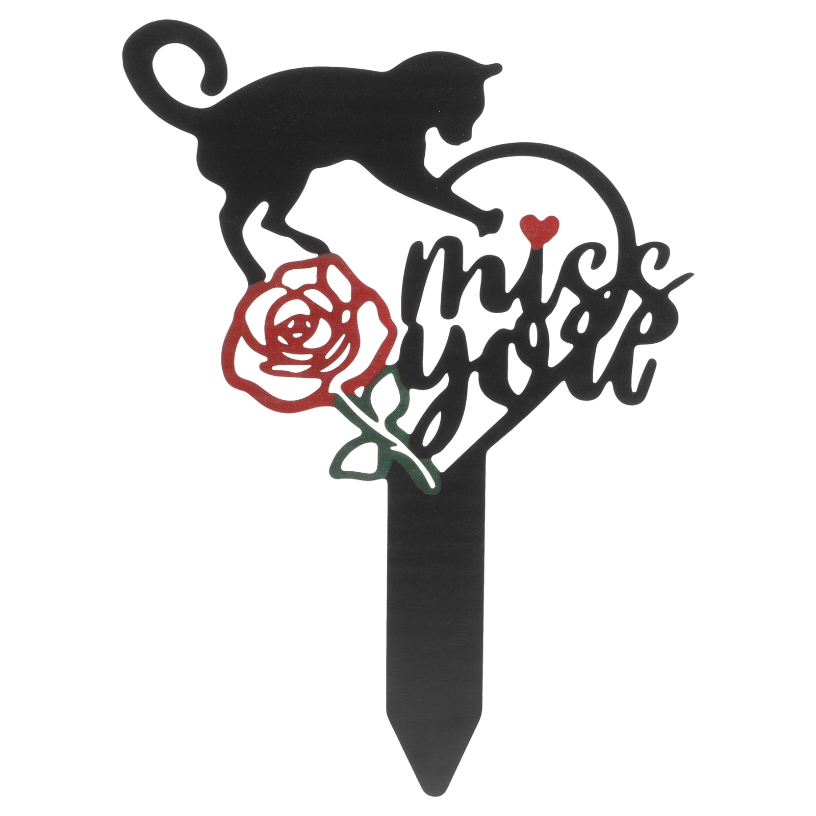 Decor Emblems Cemetery Memorial Cross Stake Grave Garden Stake Grave ...