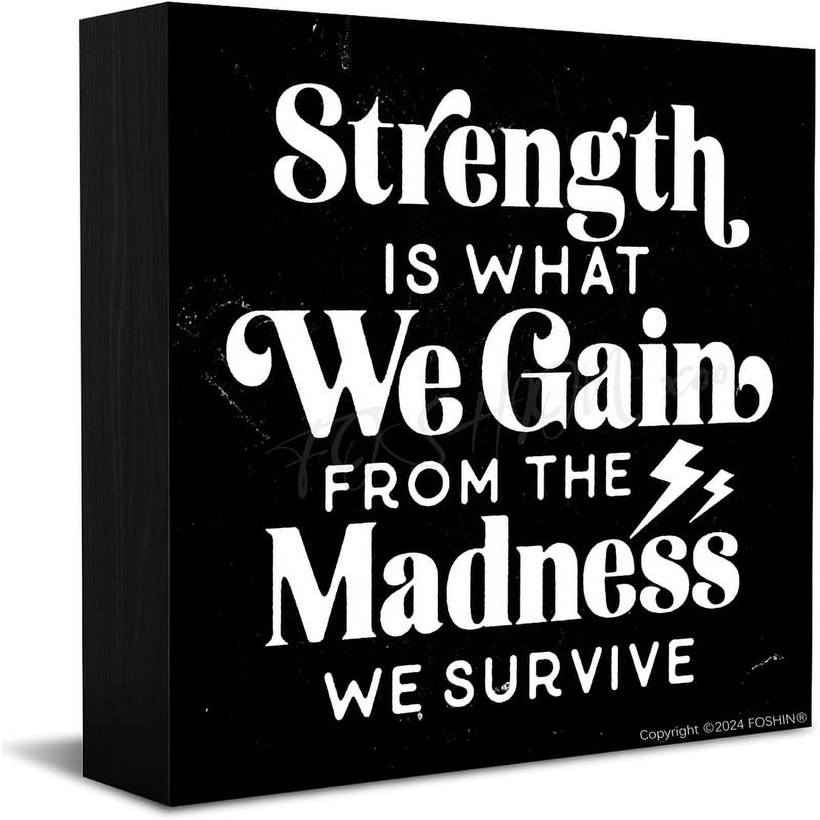 Decor For Home Office Desk Empowering Quote Sign Resilience Saying Sign ...