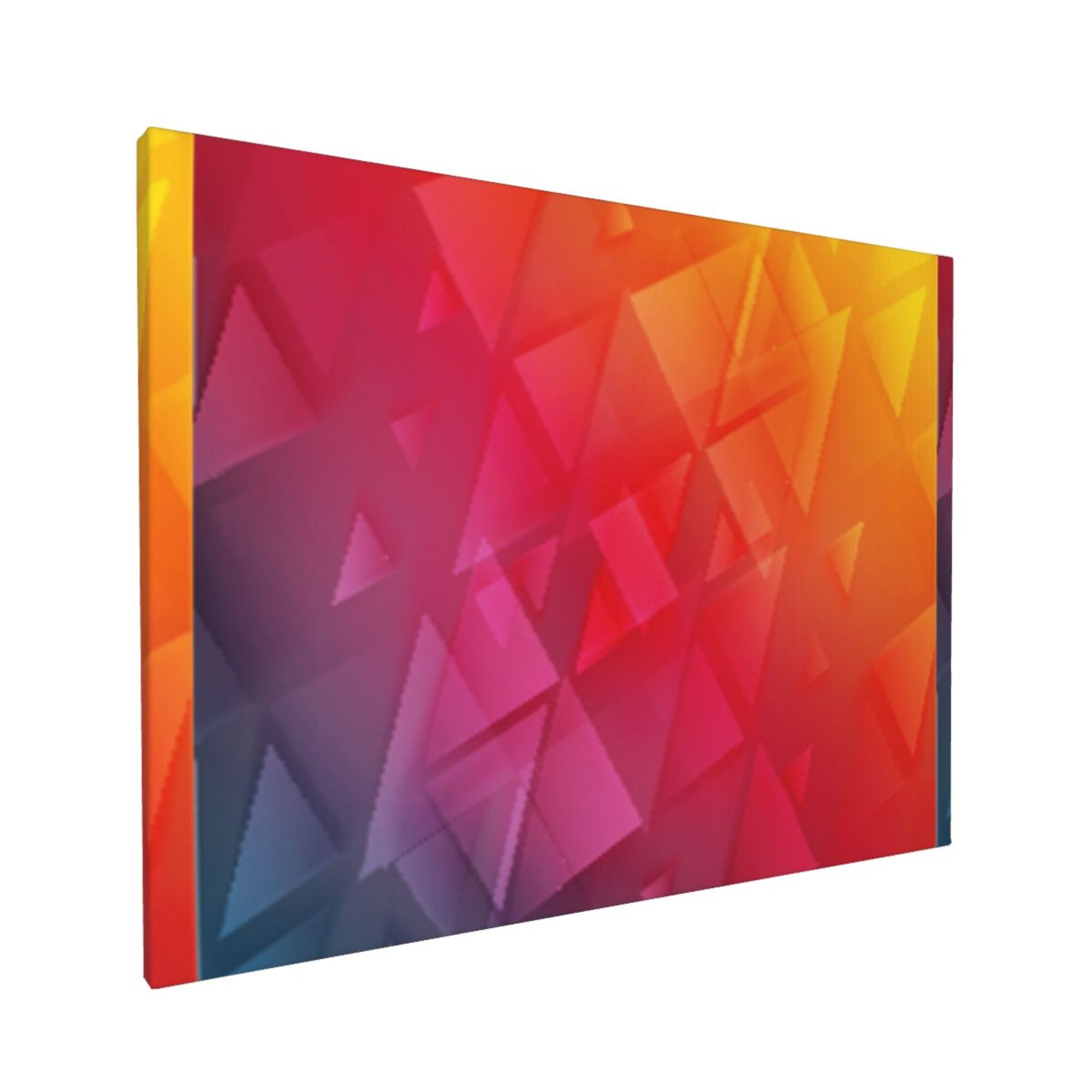 Decor Geometric Polygon Background Wall Decor Bathroom Canvas Painting ...