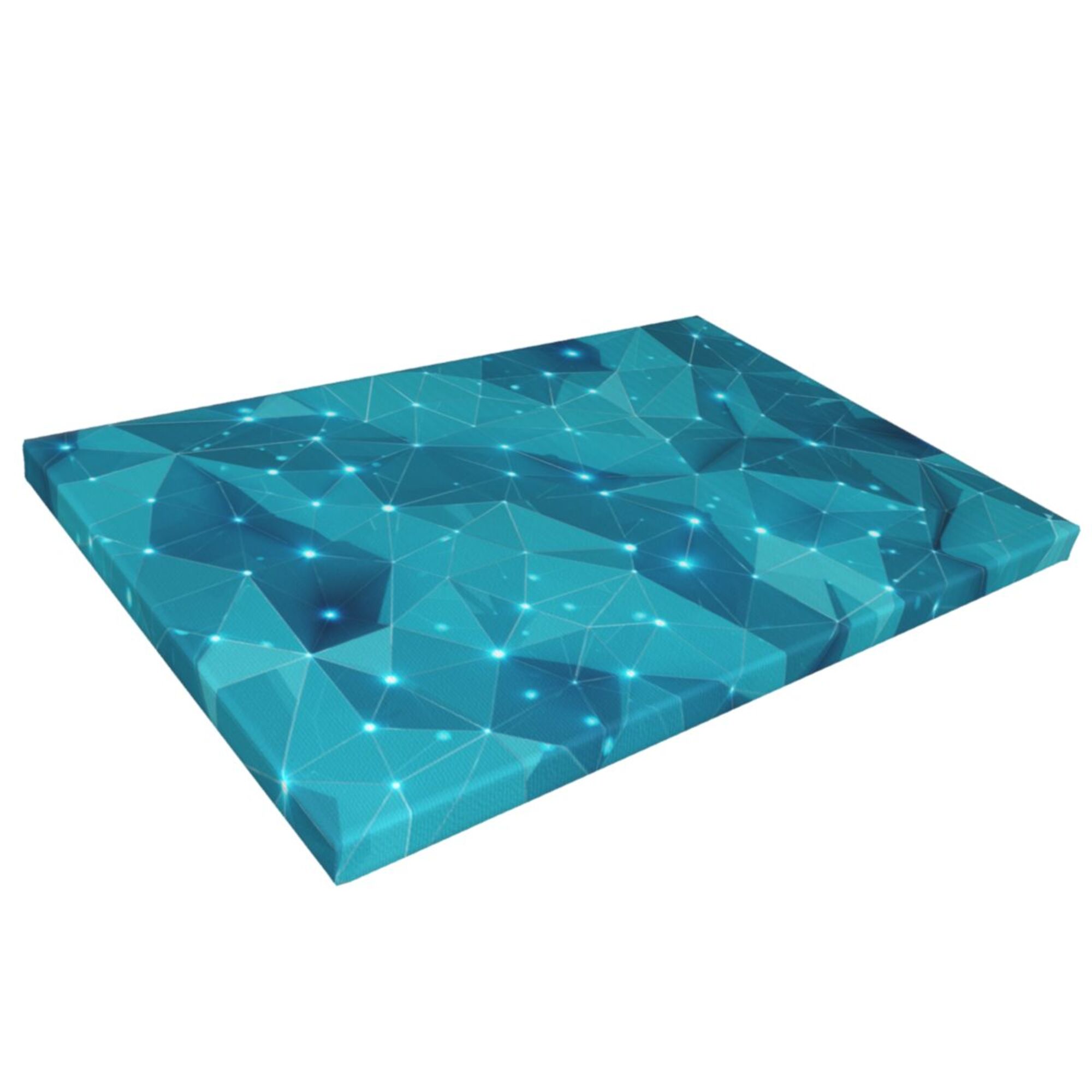 Decor Geometric Polygon Background Wall Decor Bathroom Canvas Painting ...