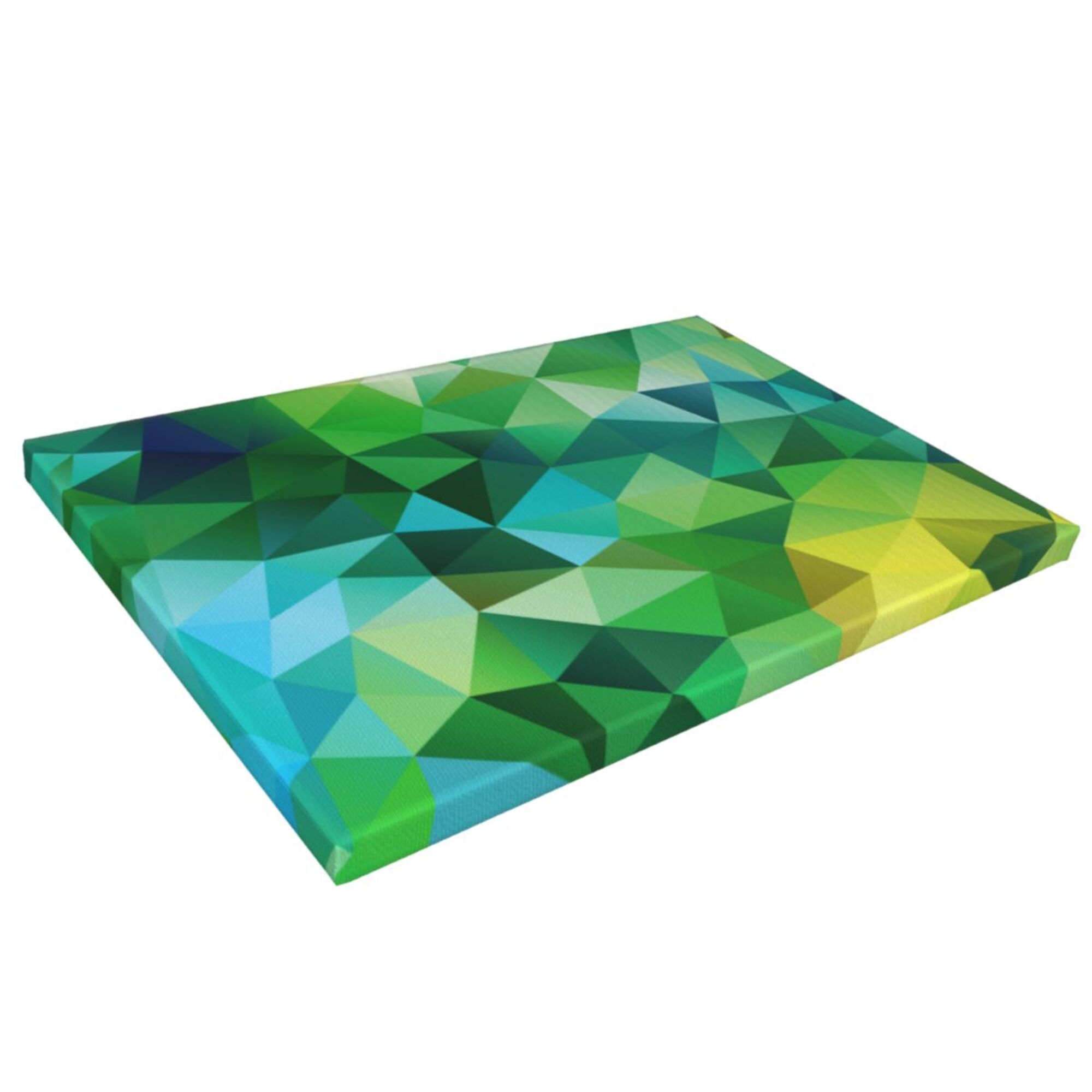 Decor Geometric Polygon Background Wall Decor Bathroom Canvas Painting ...