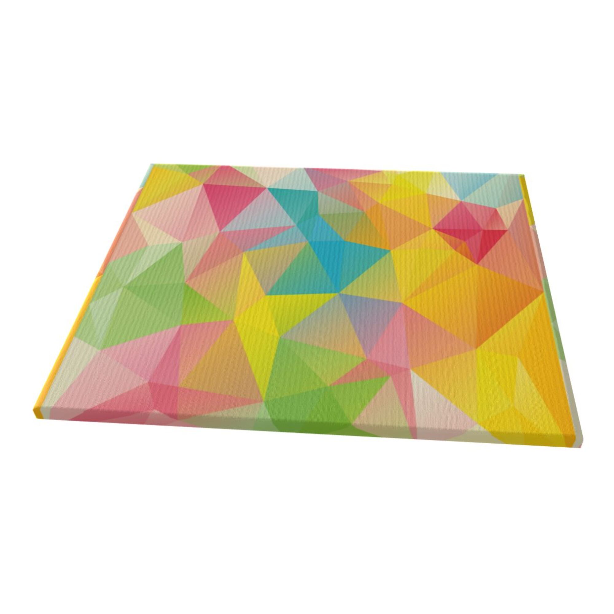 Decor Geometric Polygon Background Wall Decor Bathroom Canvas Painting ...