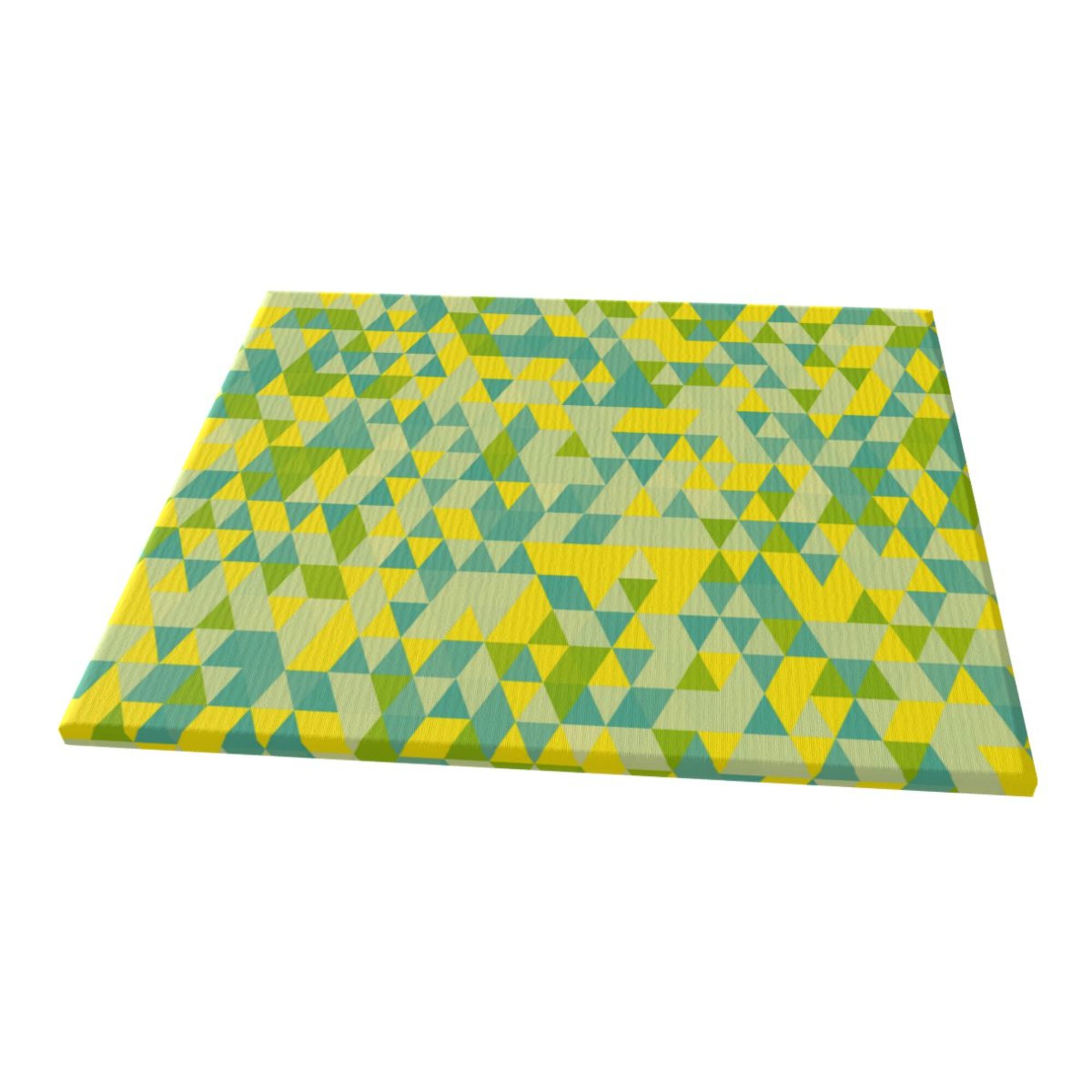 Decor Geometric Polygon Background Wall Decor Bathroom Canvas Painting ...