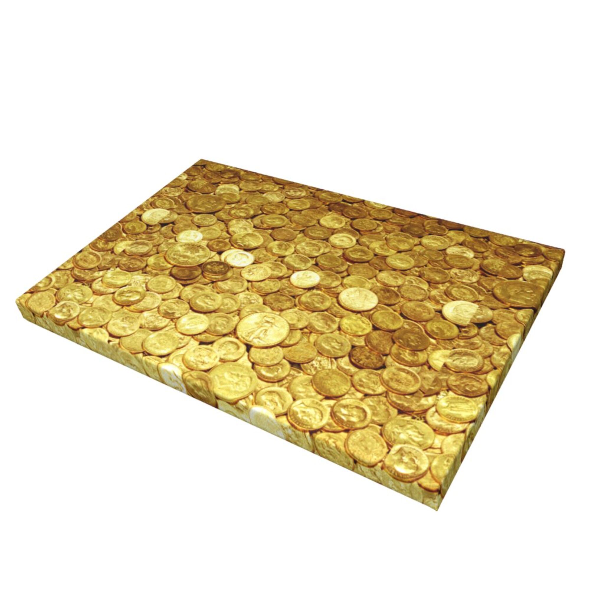 Decor Gold Coins Amazing Wall Decor Bathroom Canvas Painting Modern ...