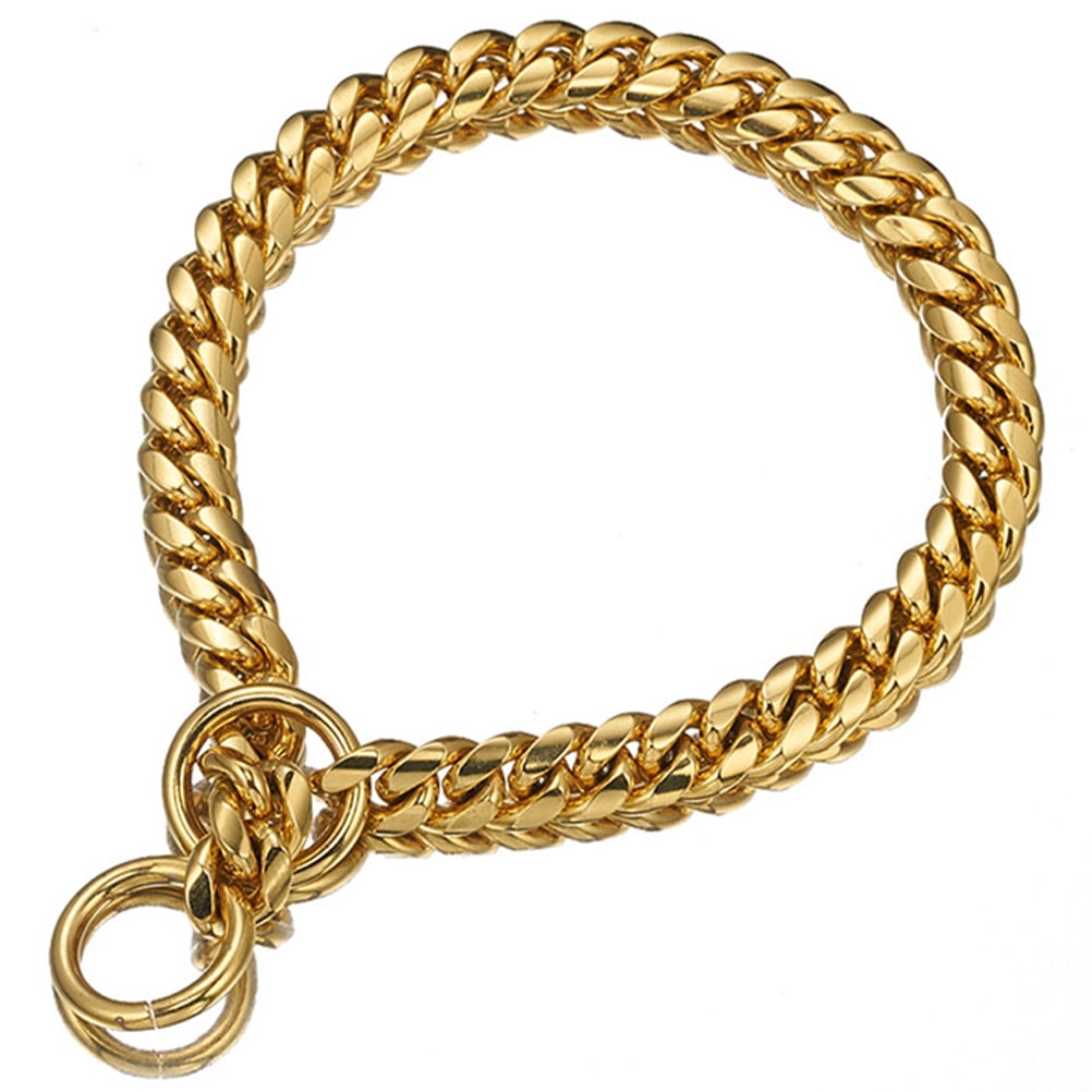 Decor Gold Puppy Leash Pet Chain Collar Decorative Neck Delicate Dog ...