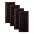 Decor Grates, Floor Register, NGH410-RB, 4x10 Inches, Rubbed Bronze ...