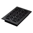 Decor Grates, Wall/Ceiling Register, 6" x 10" Textured Black - Walmart.com