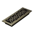 Decor Grates 4x12 Scroll Floor Register Vent Cover, Adjustable Airflow ...