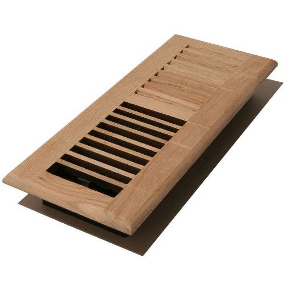 Decor Grates WL214-U Floor Register, 2x14, Unfinished Oak - Walmart.com