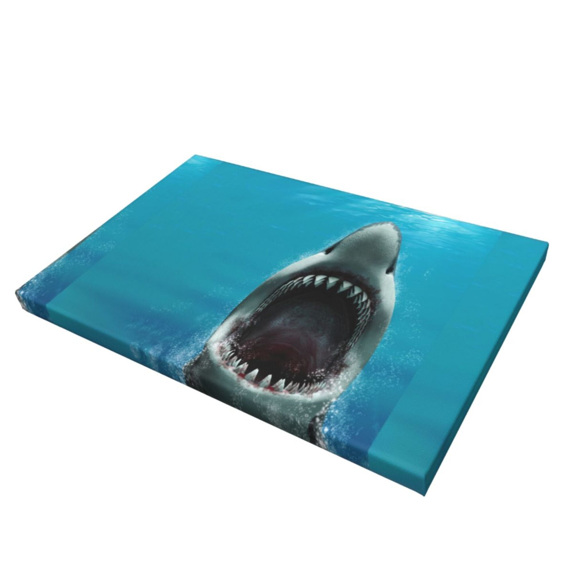 Decor Great White Shark Wall Decor Bathroom Canvas Painting Modern ...
