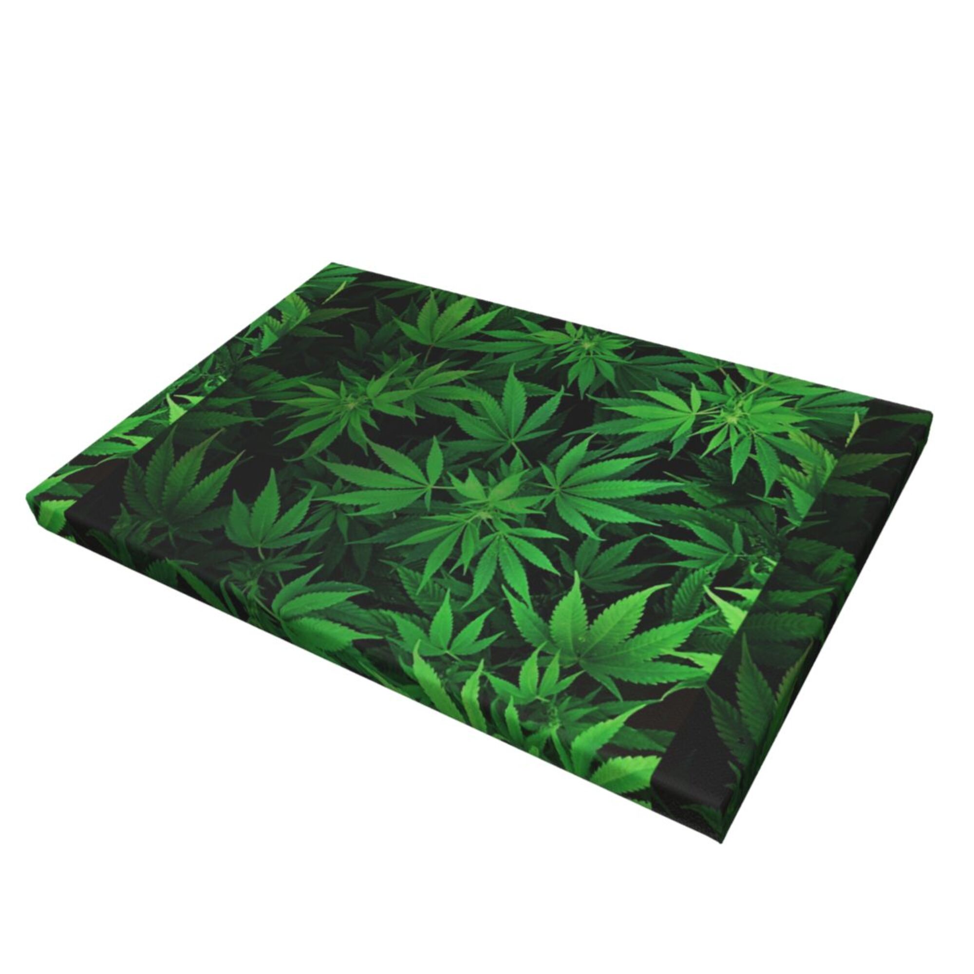 Decor Green Weed Wall Decor Bathroom Canvas Painting Modern Decorations ...