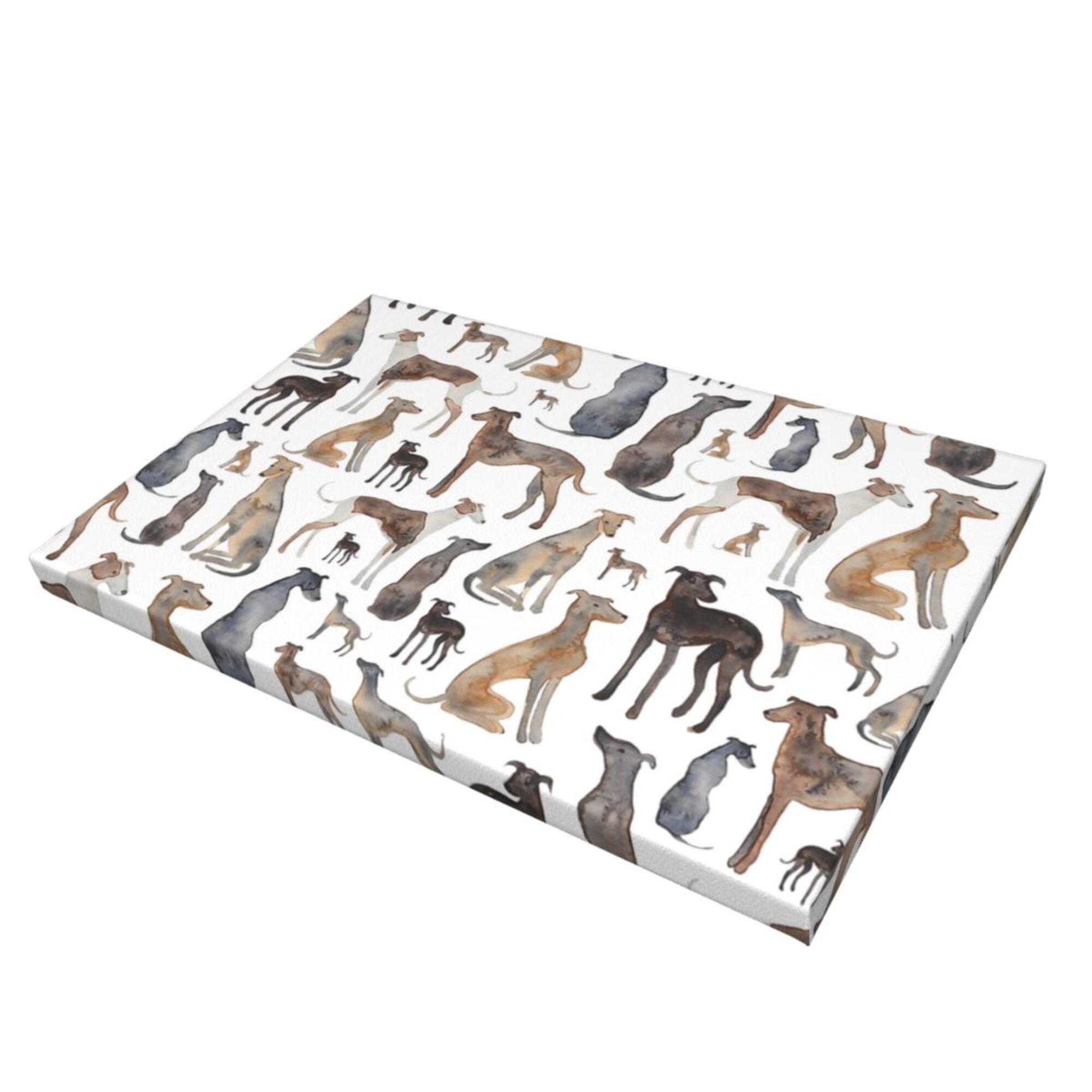 Decor Greyhounds Wippets And Lurcher Dogs Wall Decor Bathroom Canvas ...