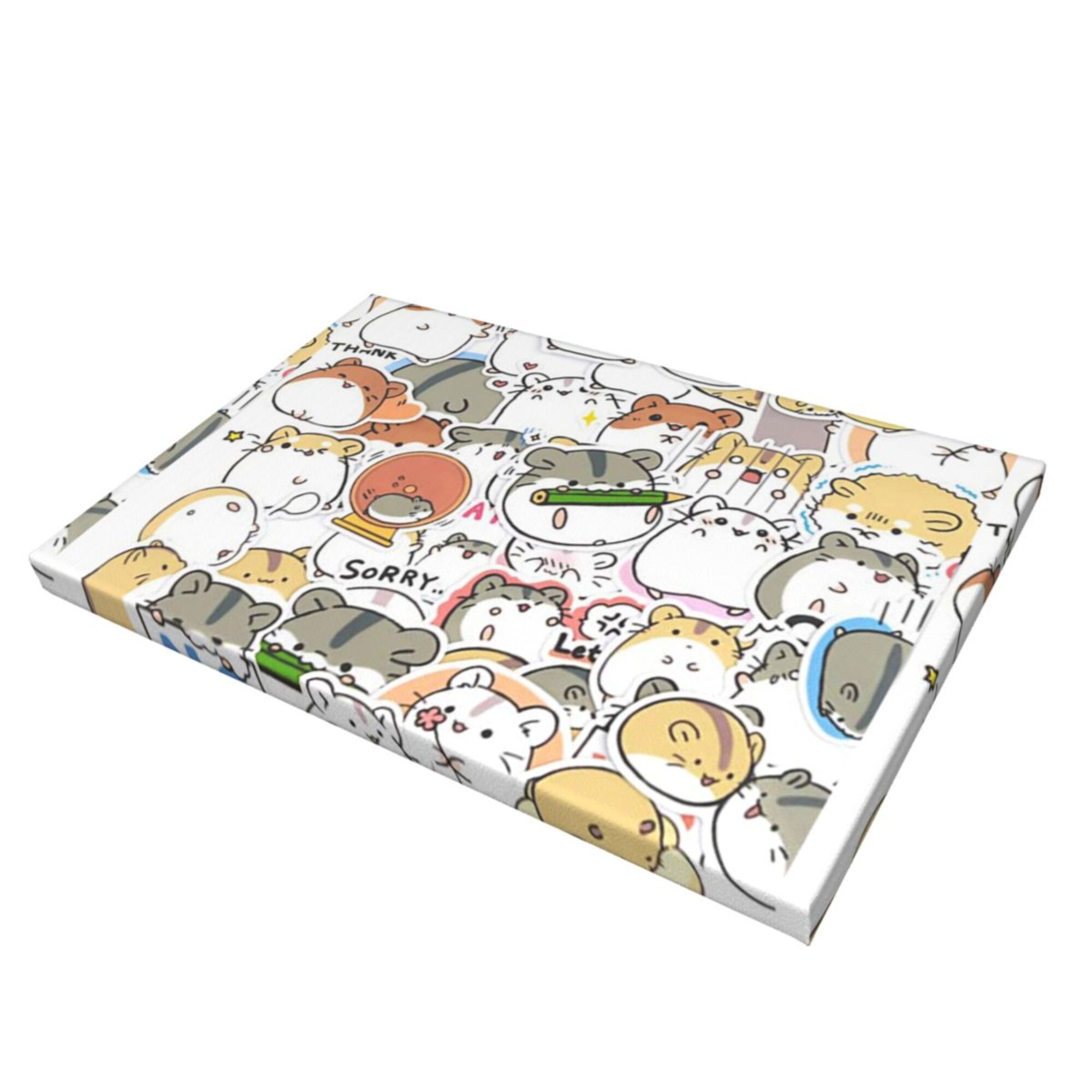 Decor Hamster Vinyl Wall Decor Bathroom Canvas Painting Modern ...