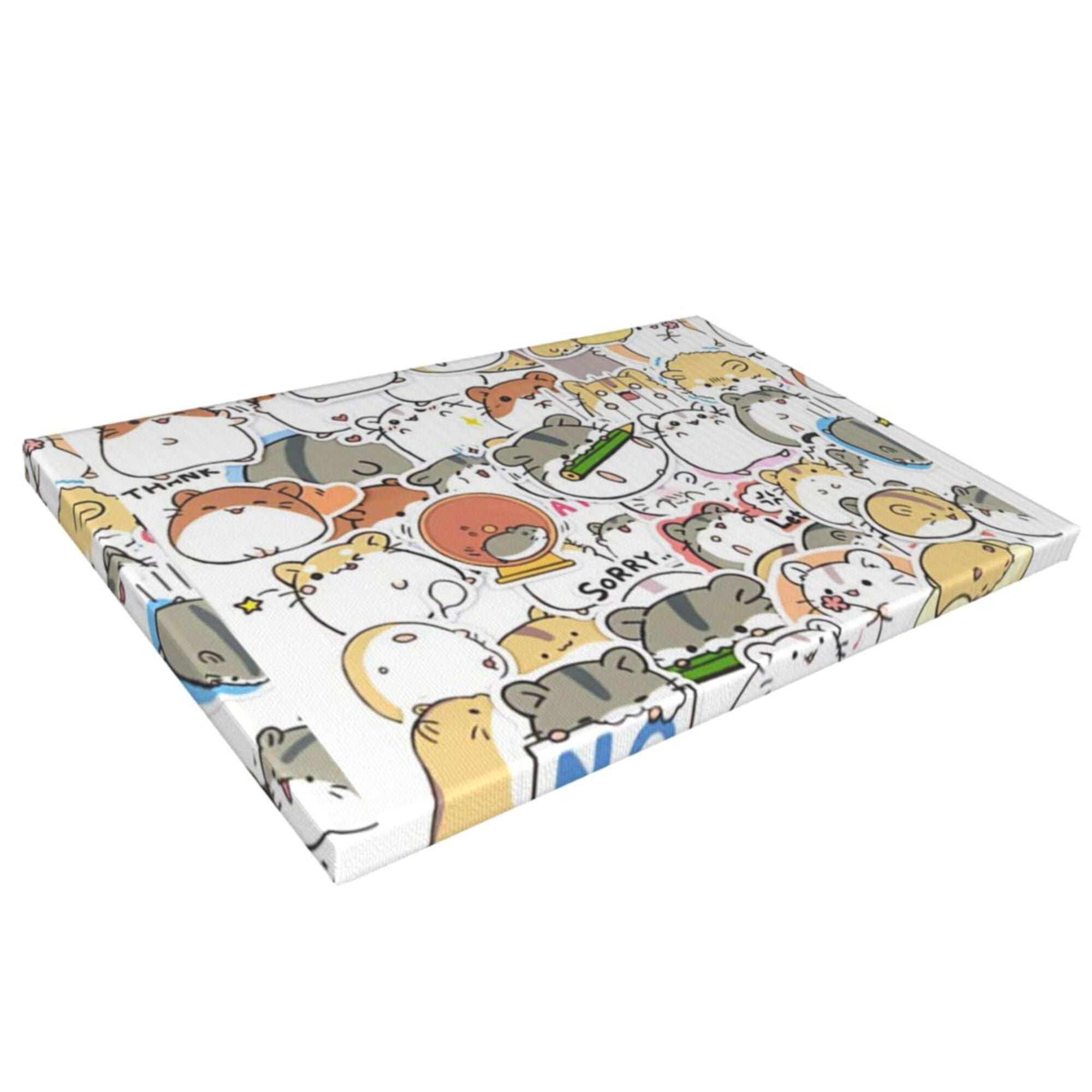 Decor Hamster Vinyl Wall Decor Bathroom Canvas Painting Modern ...