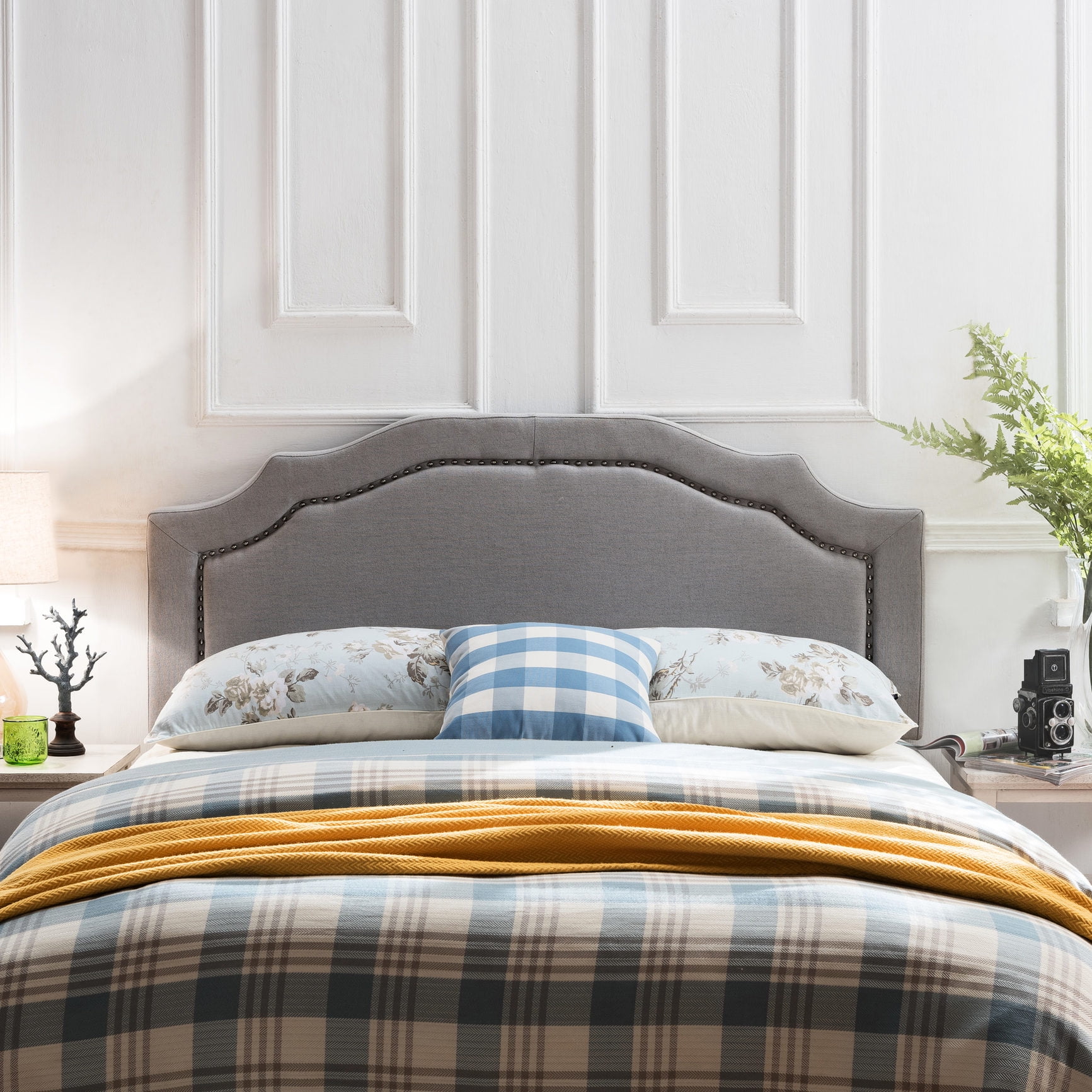 Decor Headboard / Adjustable within 5 inches, curved design / Beautify ...