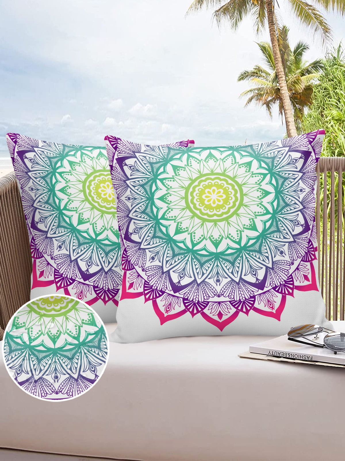 Decor Home Covers Cushion Patio Garden Case Cover Pillow Sofa ...